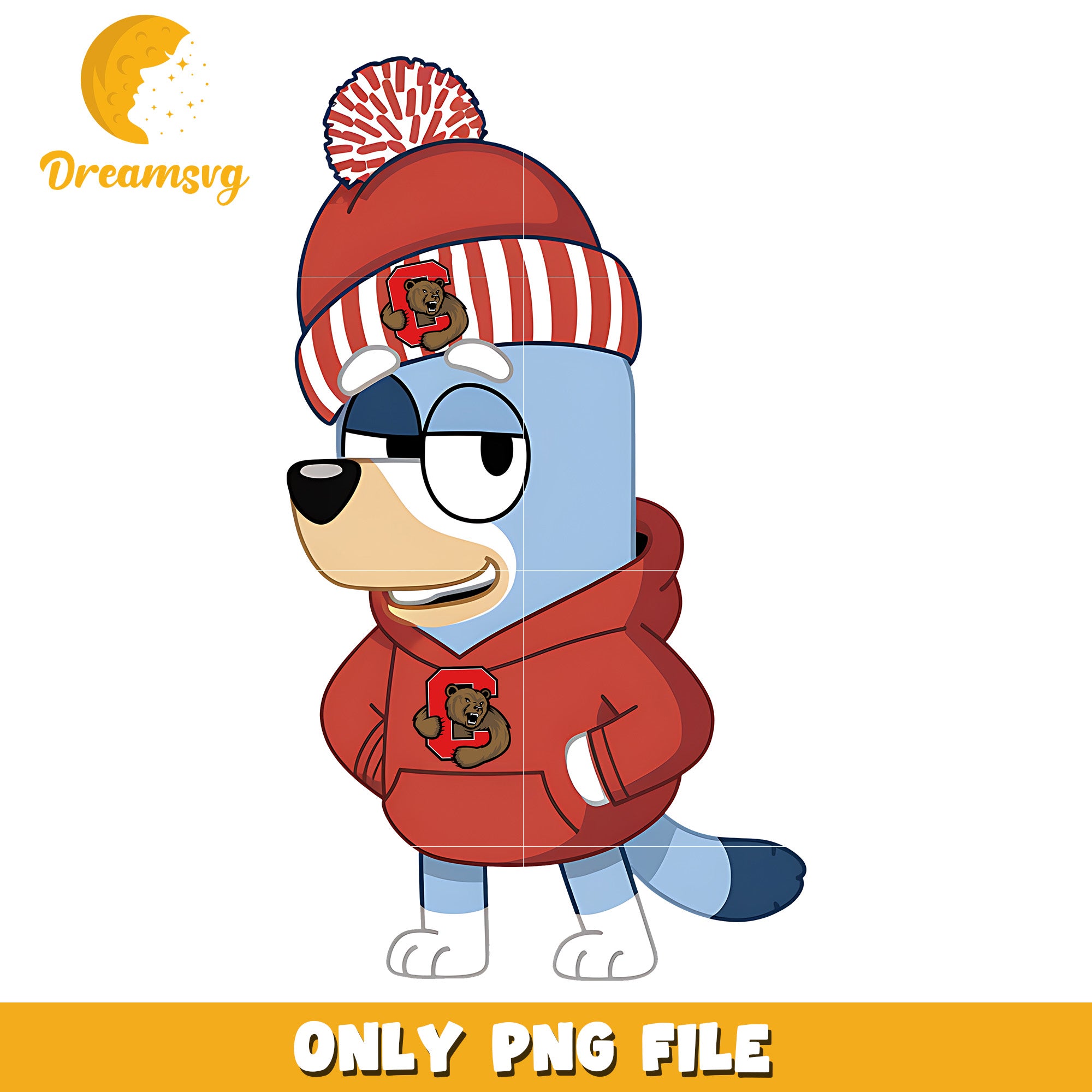 Bluey hoodie logo ncaa png, Cornell Big Red png, ncaa png – DreamSVG Store
