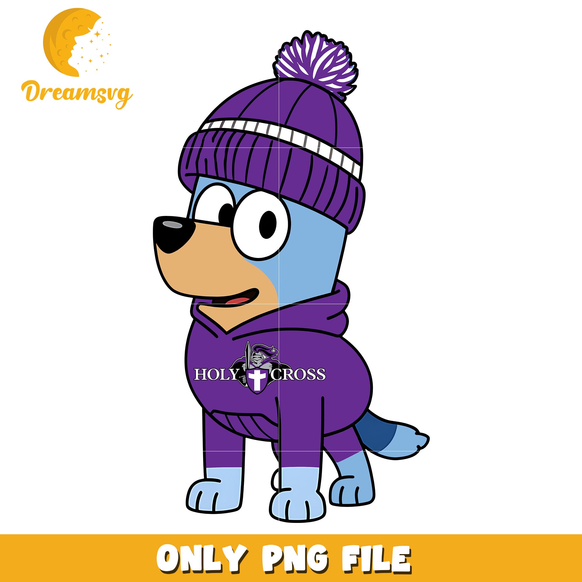 Bluey hoodie logo ncaa png, Holy Cross Crusaders png, ncaa png ...