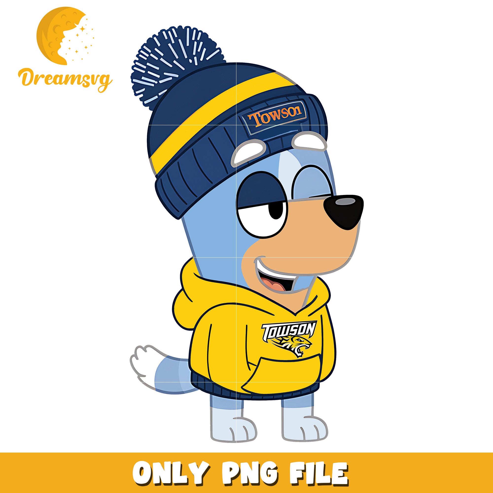 Bluey hoodie logo ncaa team png, Towson Tigers png, ncaa png – DreamSVG ...