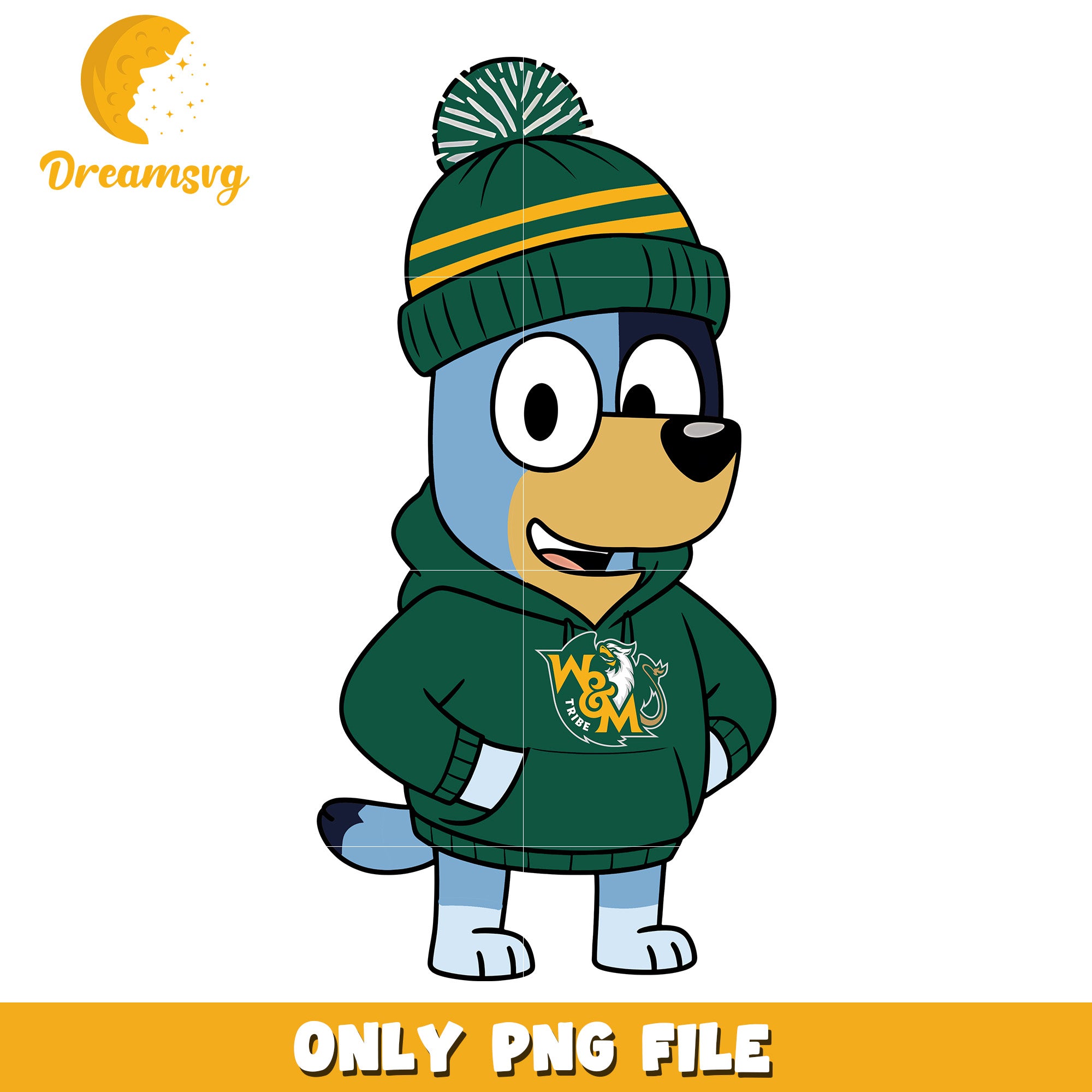 Bluey hoodie logo ncaa team png, William and Mary Tribe png, ncaa png ...