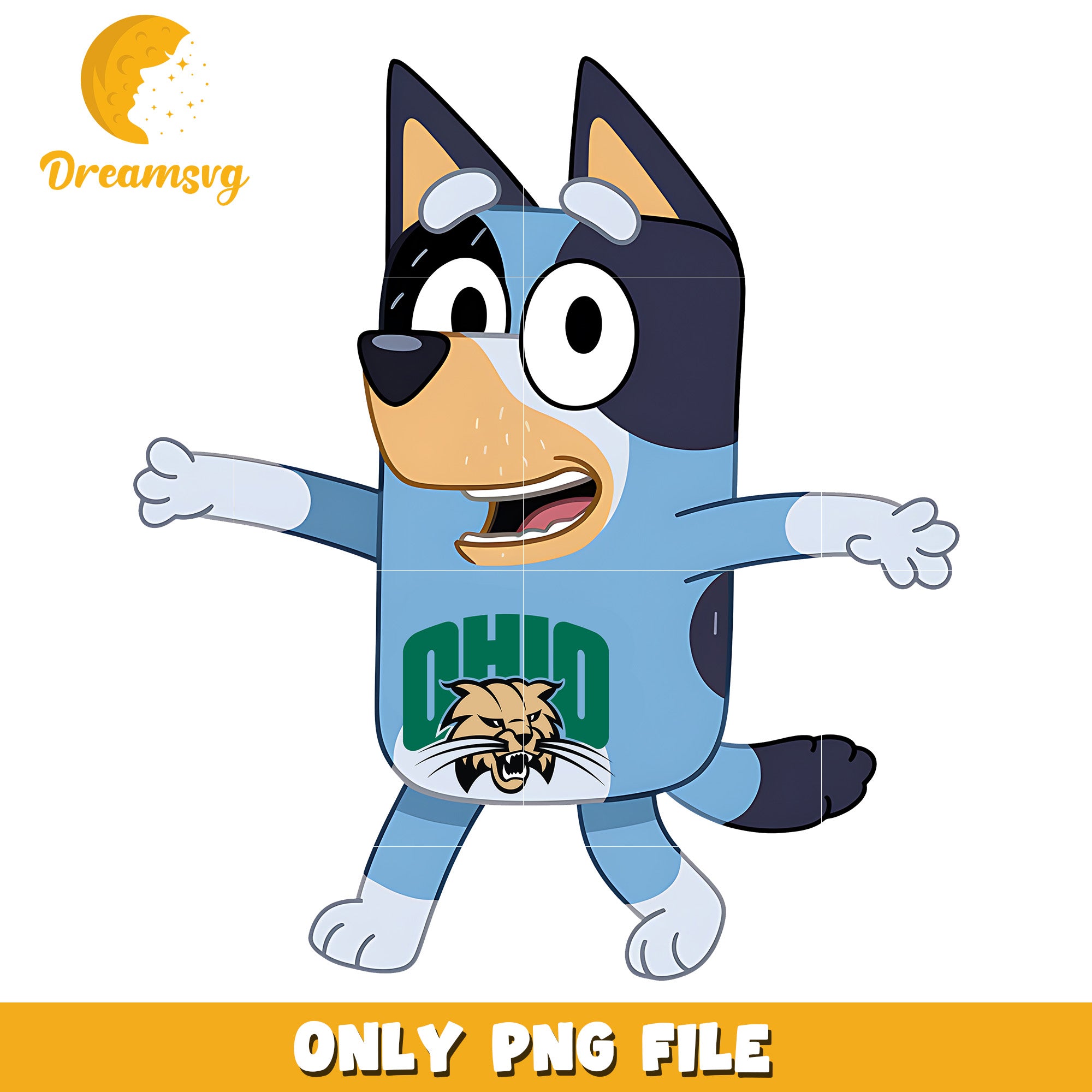 Bluey logo Bobcats team png, Ohio Bobcats png, ncaa png – DreamSVG Store