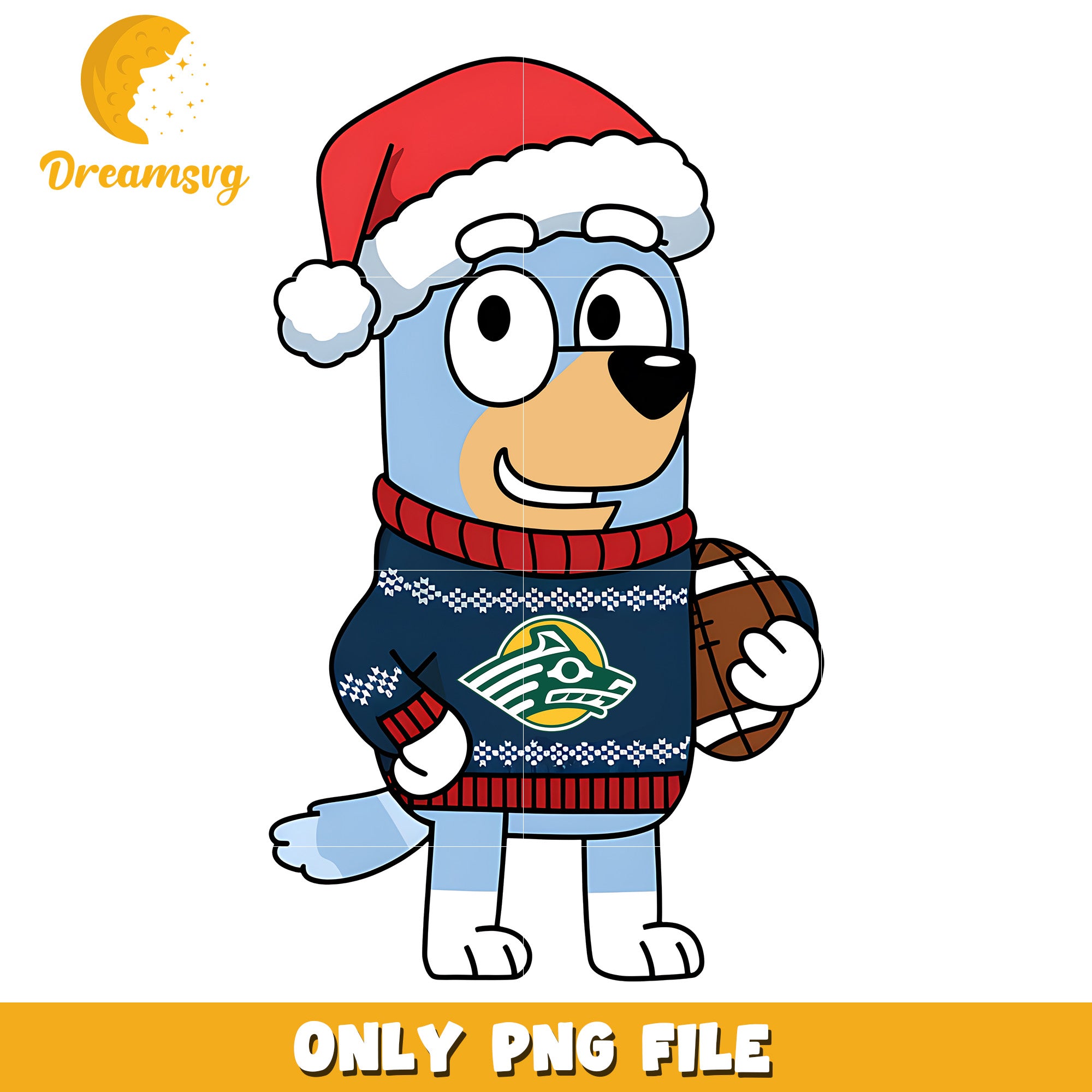 Bluey rugby ball png, Alaska Anchorage Seawolves png, ncaa png ...