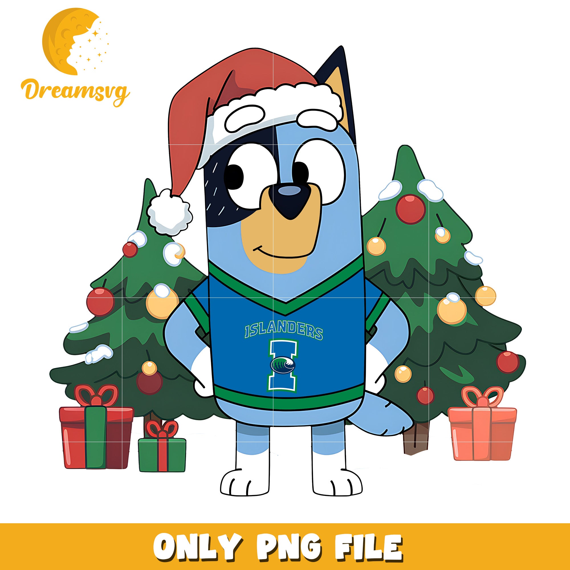 Bluey santa hat christmas png, Texas A&M CC Islanders png, ncaa png ...