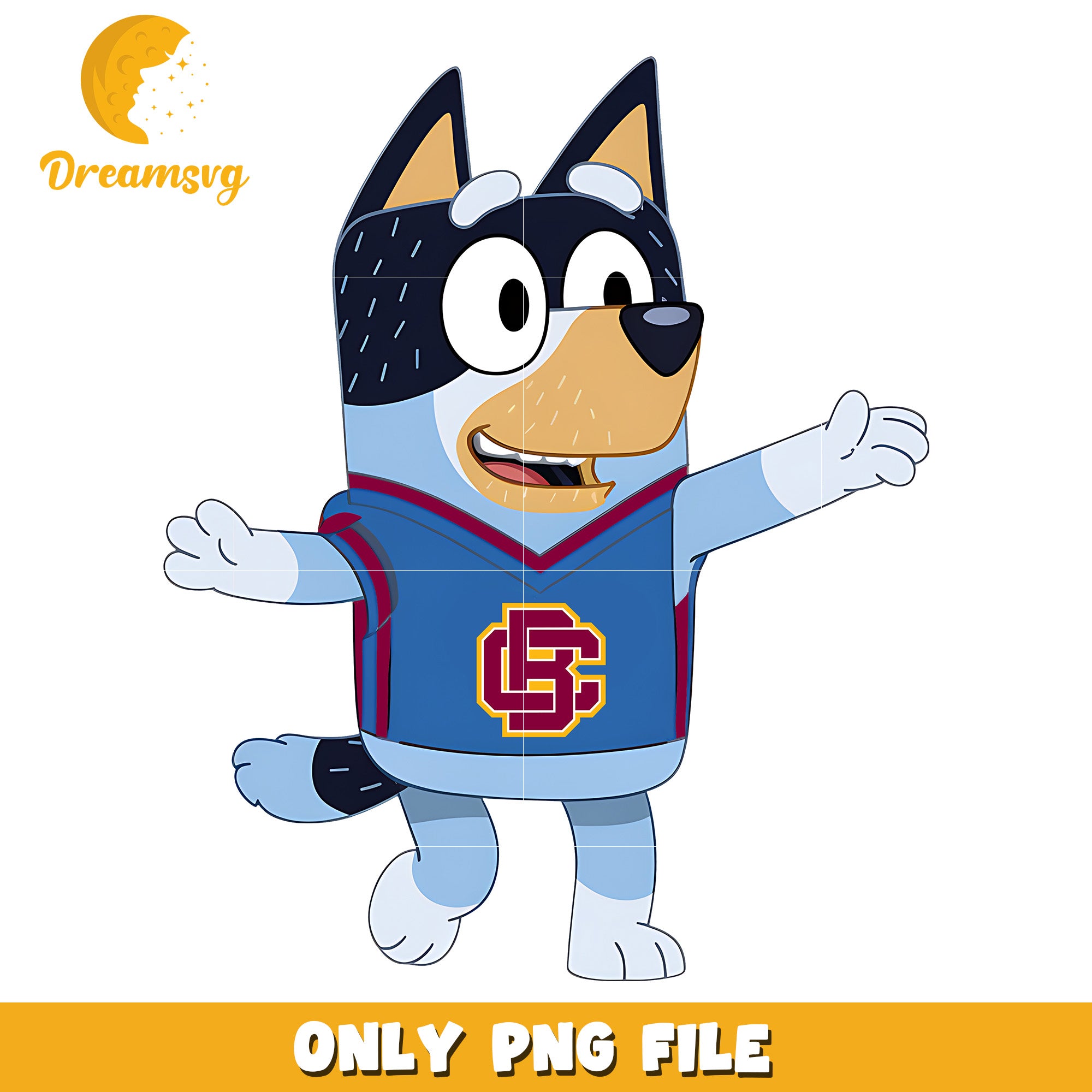 Bluey t-shirt logo ncaa png, Bethune Cookman Wildcats png, ncaa png ...