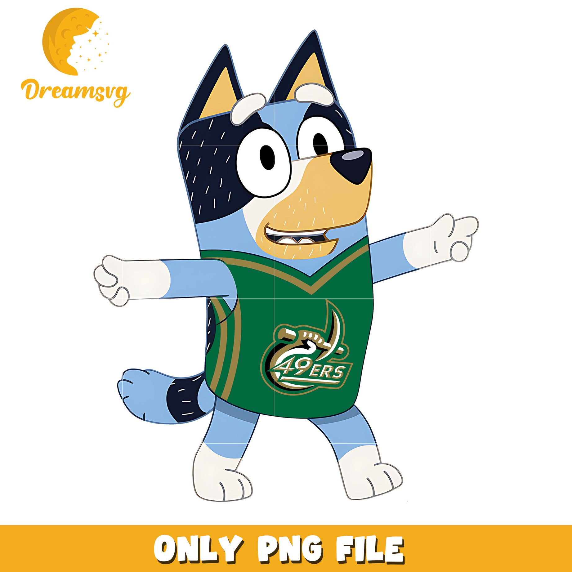 Bluey T Shirt Logo Ncaa Png Charlotte Ers Png Ncaa Png Dreamsvg Store