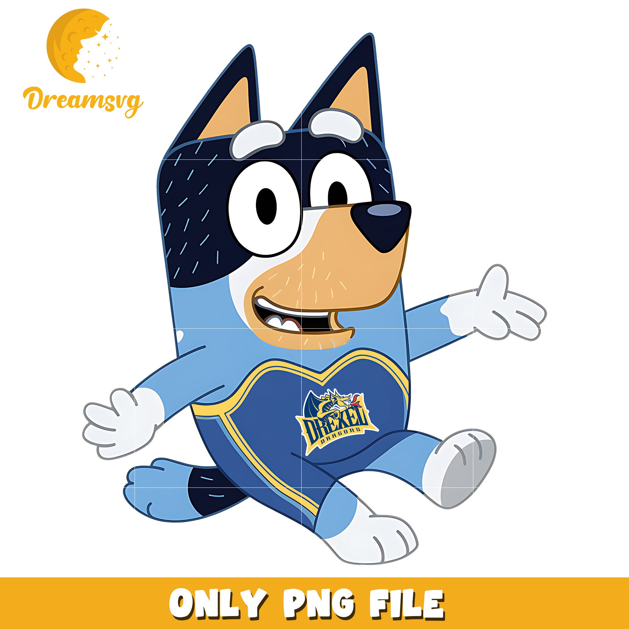 Bluey t-shirt logo ncaa png, Drexel Dragons png, ncaa png – DreamSVG Store