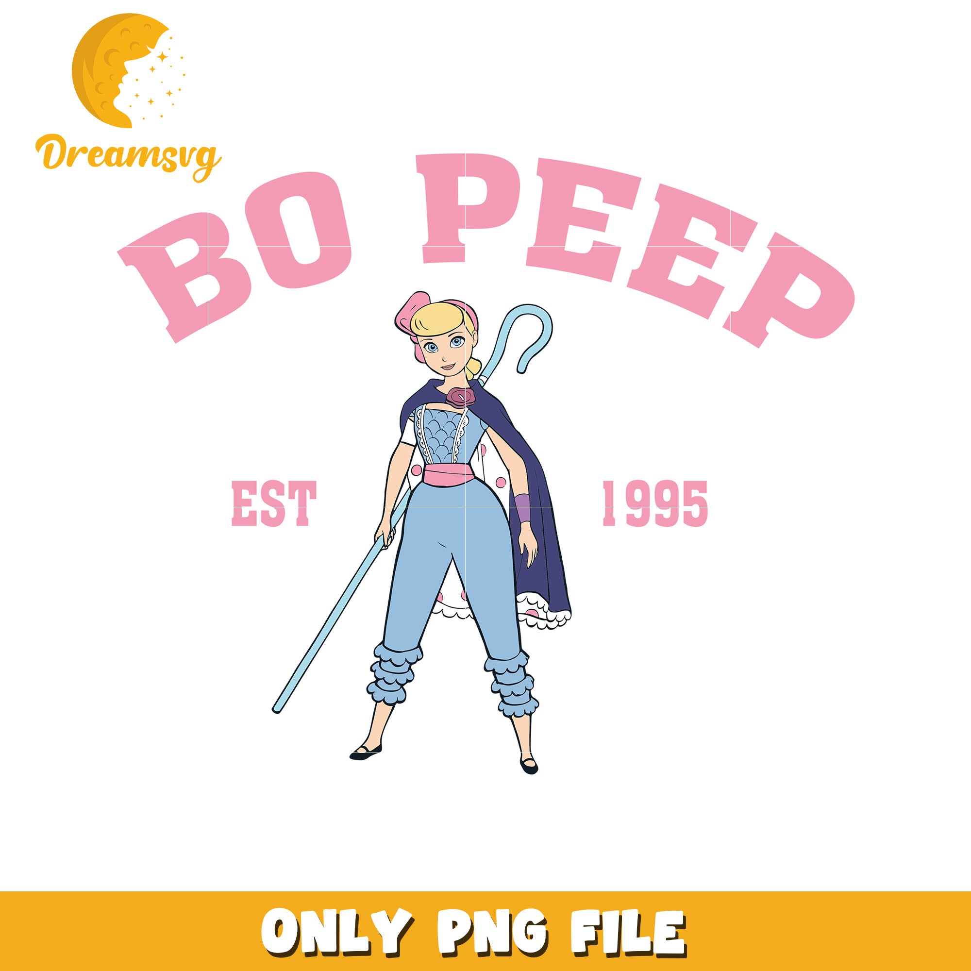 Bo Peep PNG Toy Story Design – DreamSVG Store