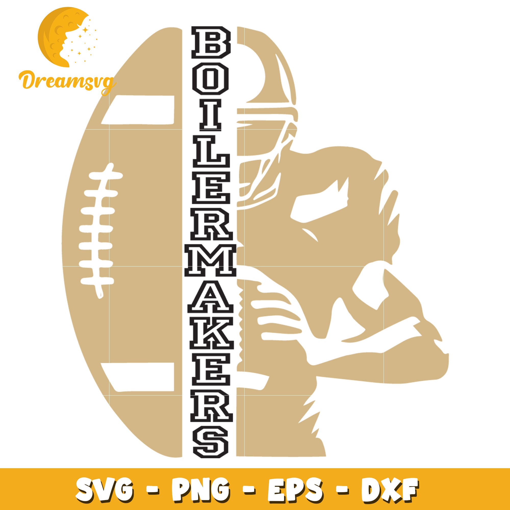 Boilermakers Football SVG Graphic for Craft Projects 60 Characters ...