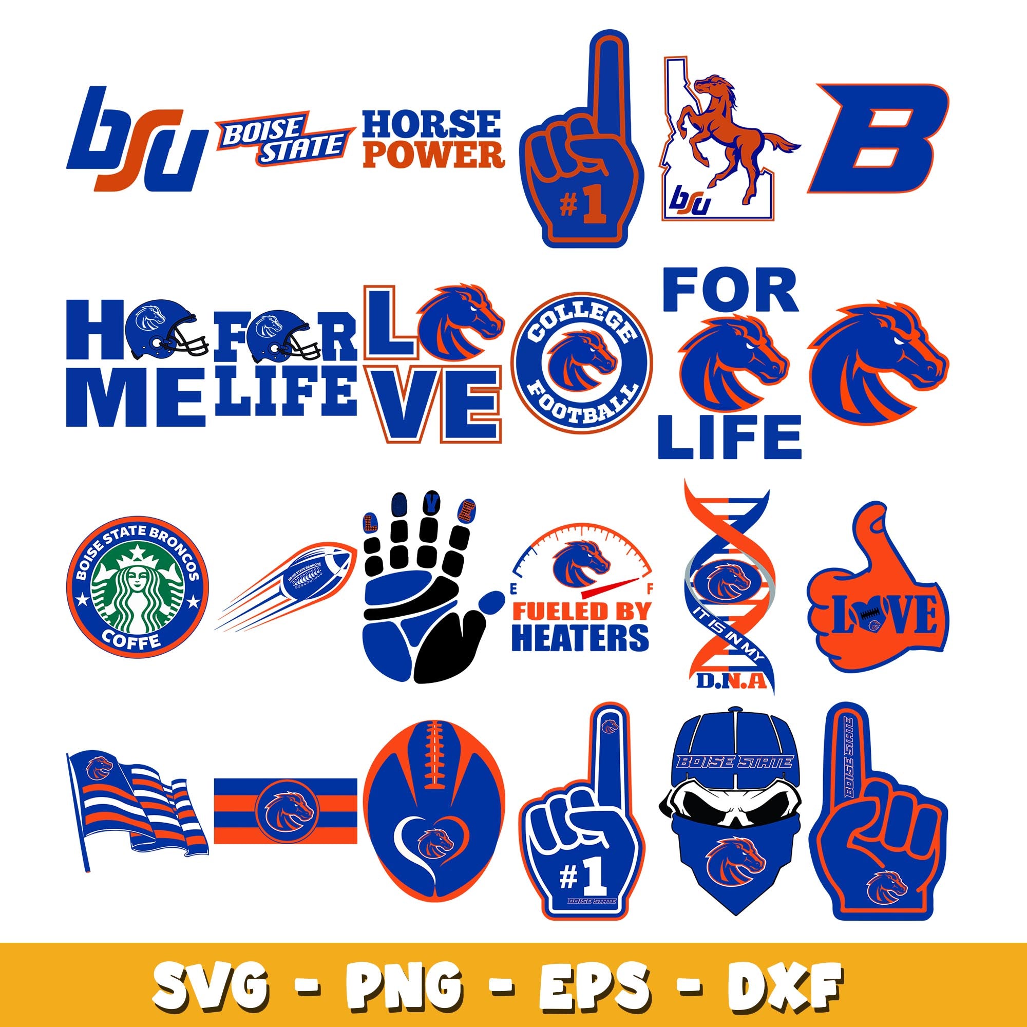 Boise State Bundle svg, Boise State logo svg, ncaa svg – DreamSVG Store