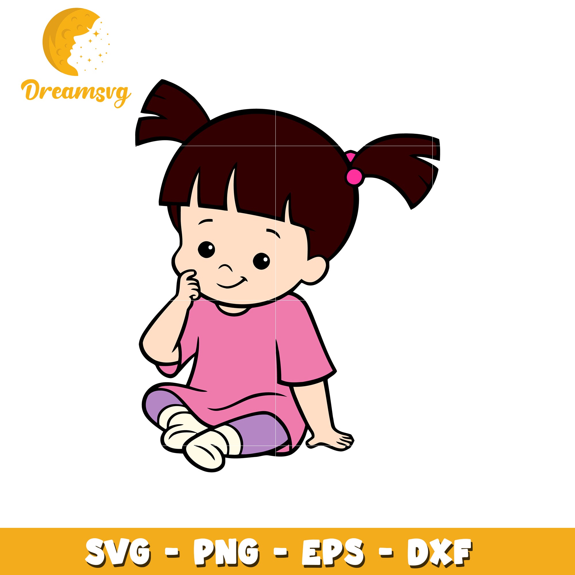 Boo Monsters Inc SVG PNG EPS DXF – DreamSVG Store