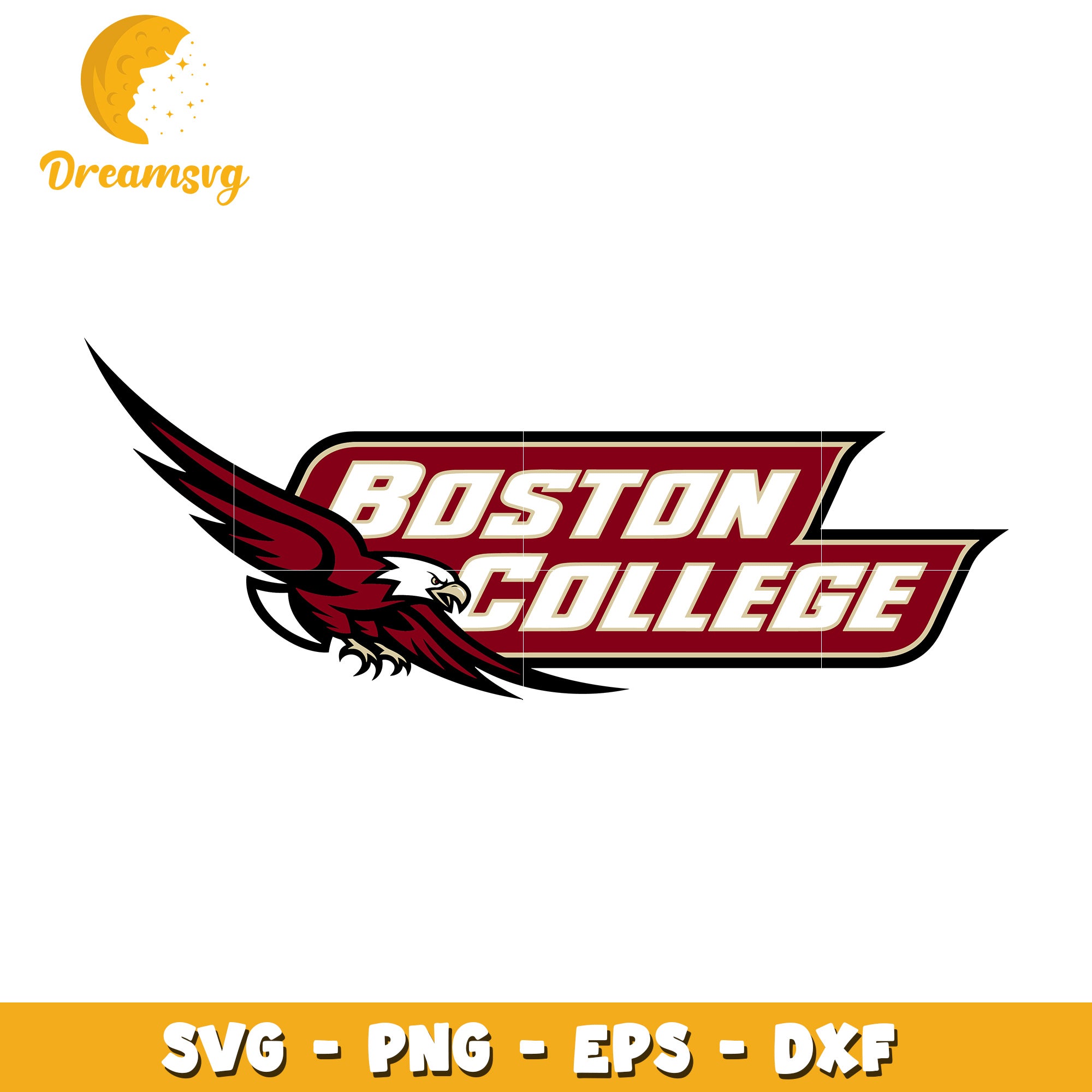 Boston College SVG Logo Design for Creative Projects and Crafts ...
