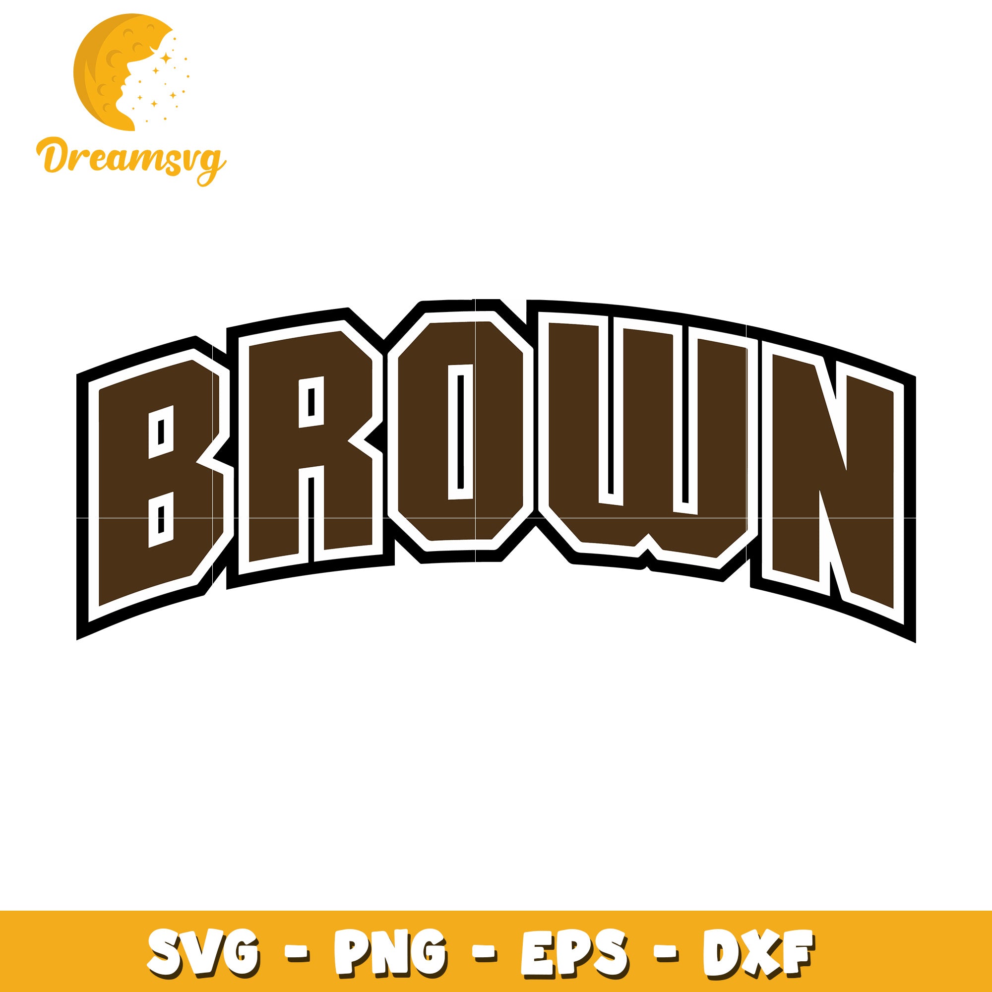 Brown SVG Cut File Cricut Silhouette – DreamSVG Store