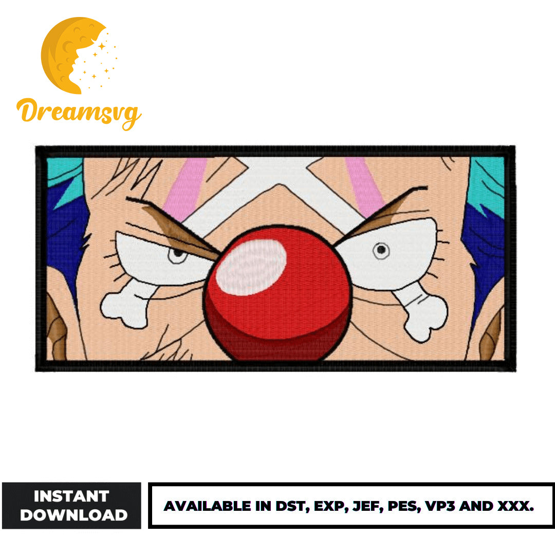 Buggy the Clown eyes embroidery design – DreamSVG Store