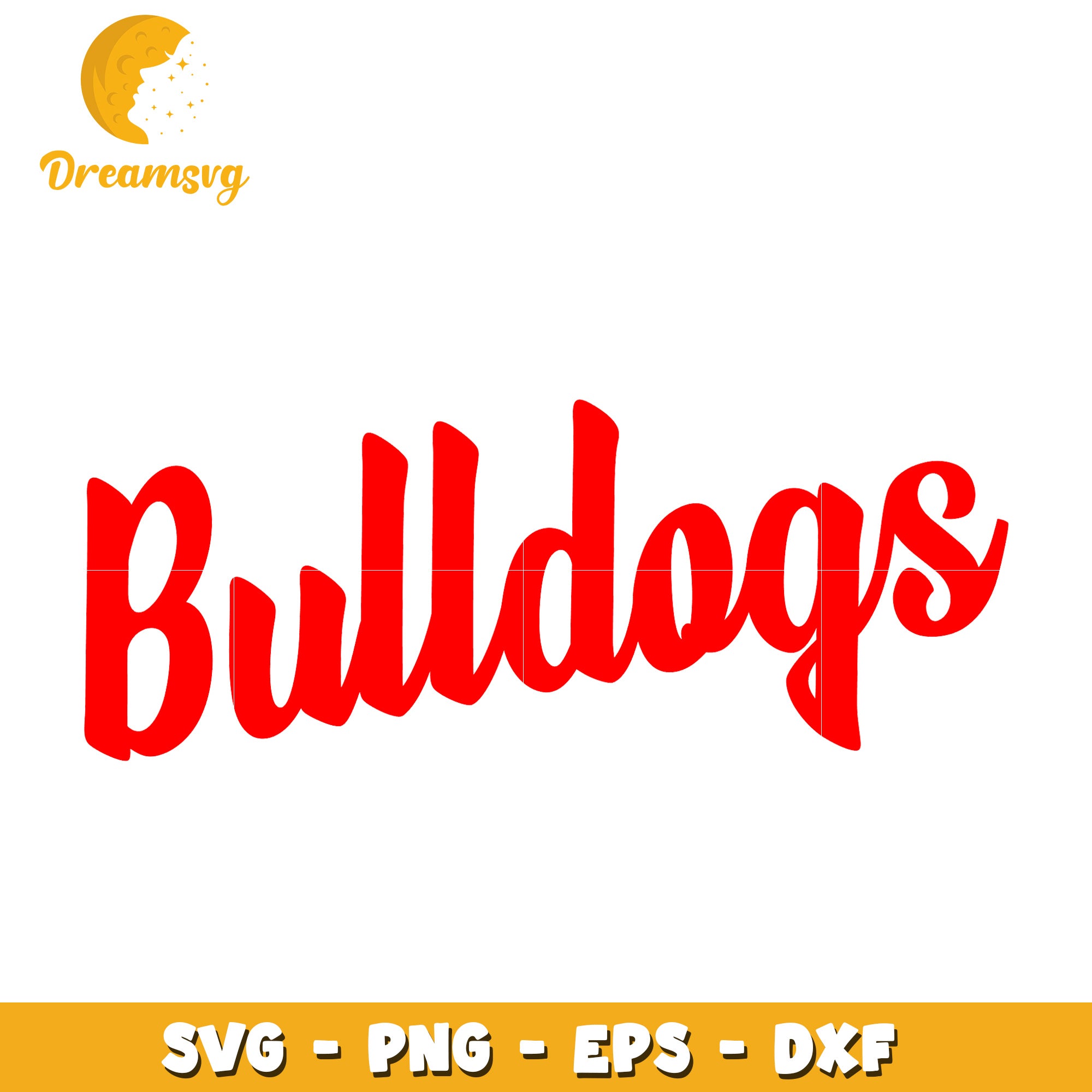 Bulldogs SVG Design for Creative Projects and Crafts Files – DreamSVG Store