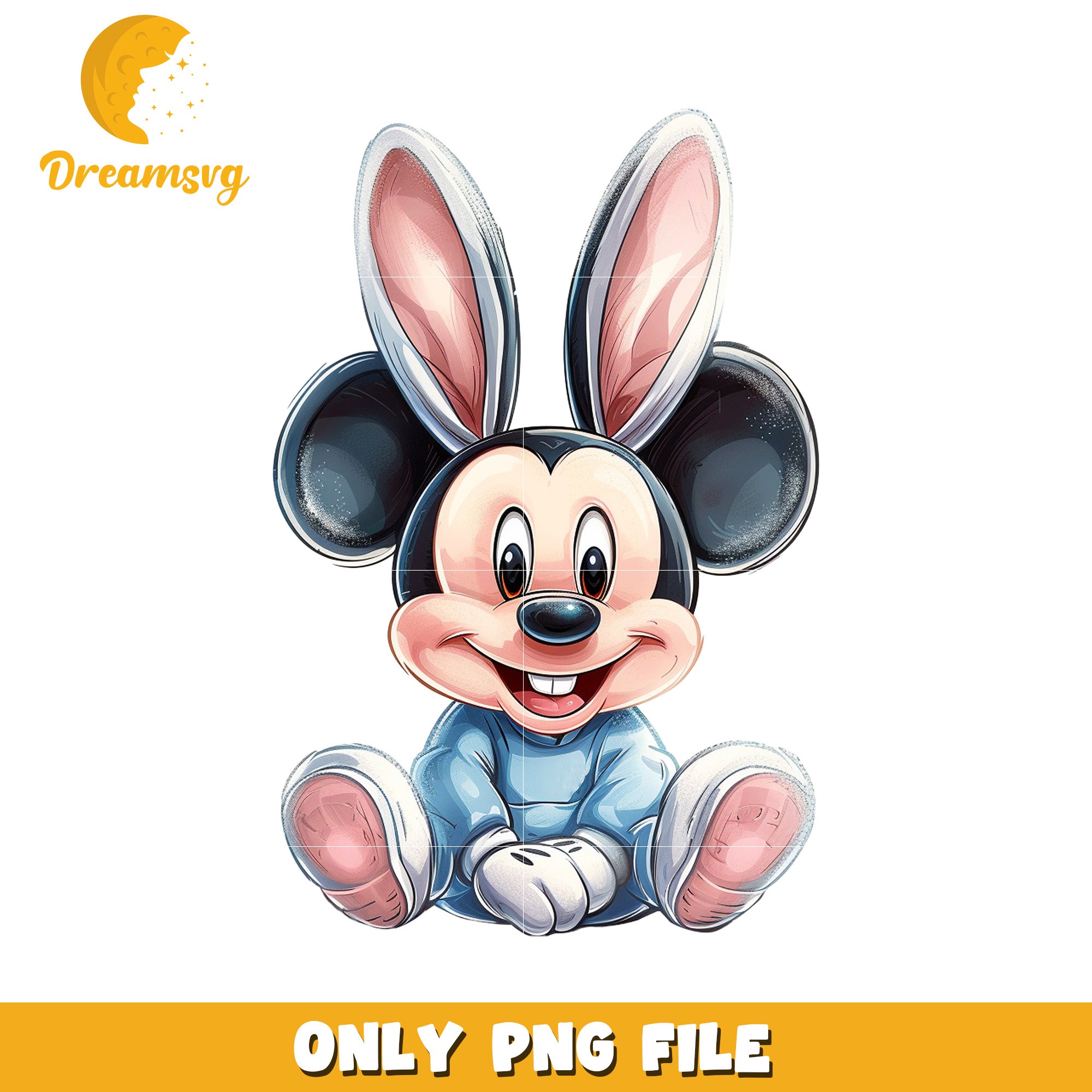 Bunny Mickey Mouse PNG Image – DreamSVG Store