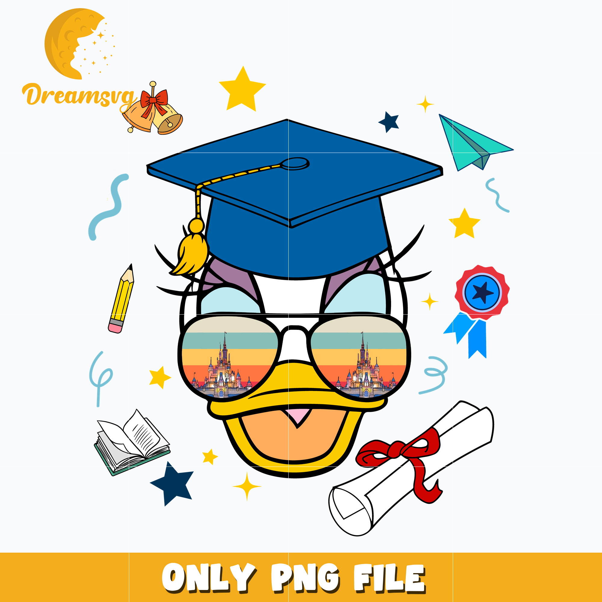 Daisy Duck Graduation png – DreamSVG Store
