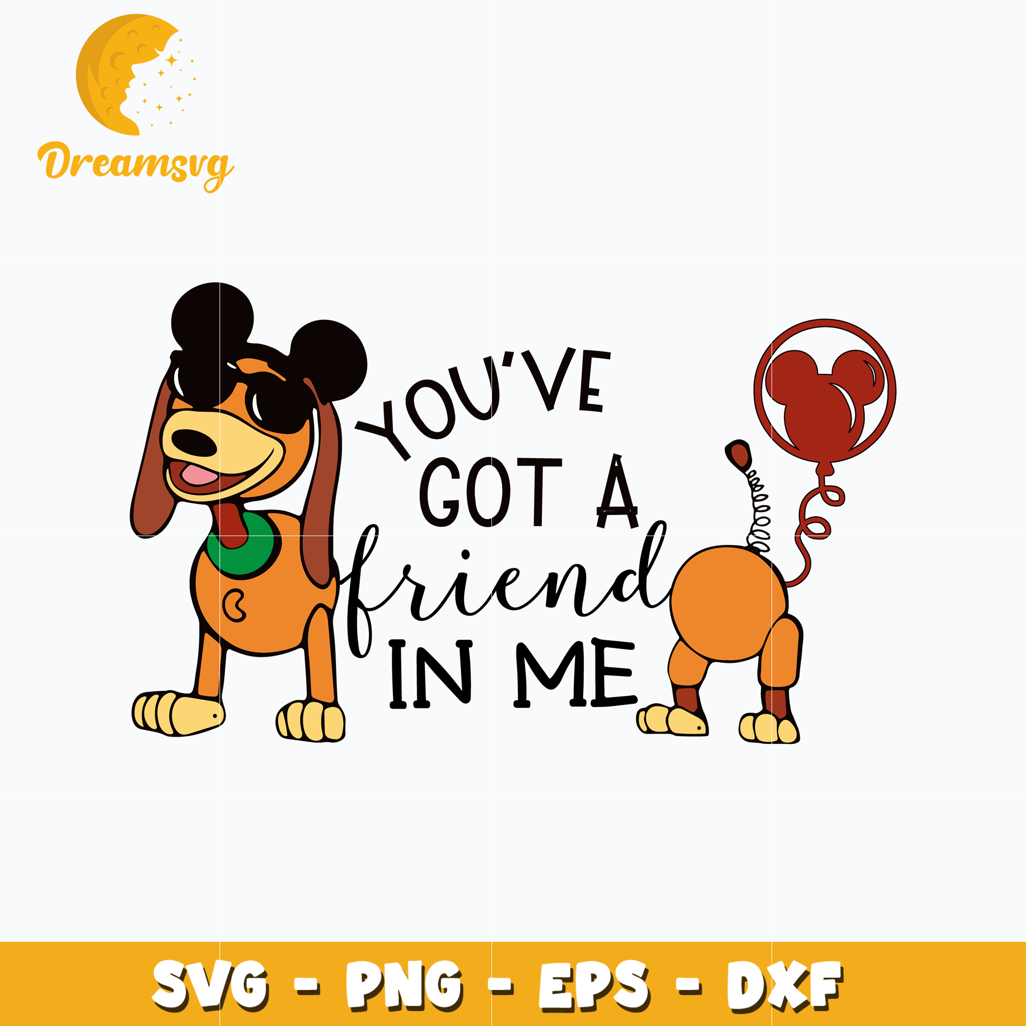 Mickey you've got a friend in me svg – DreamSVG Store