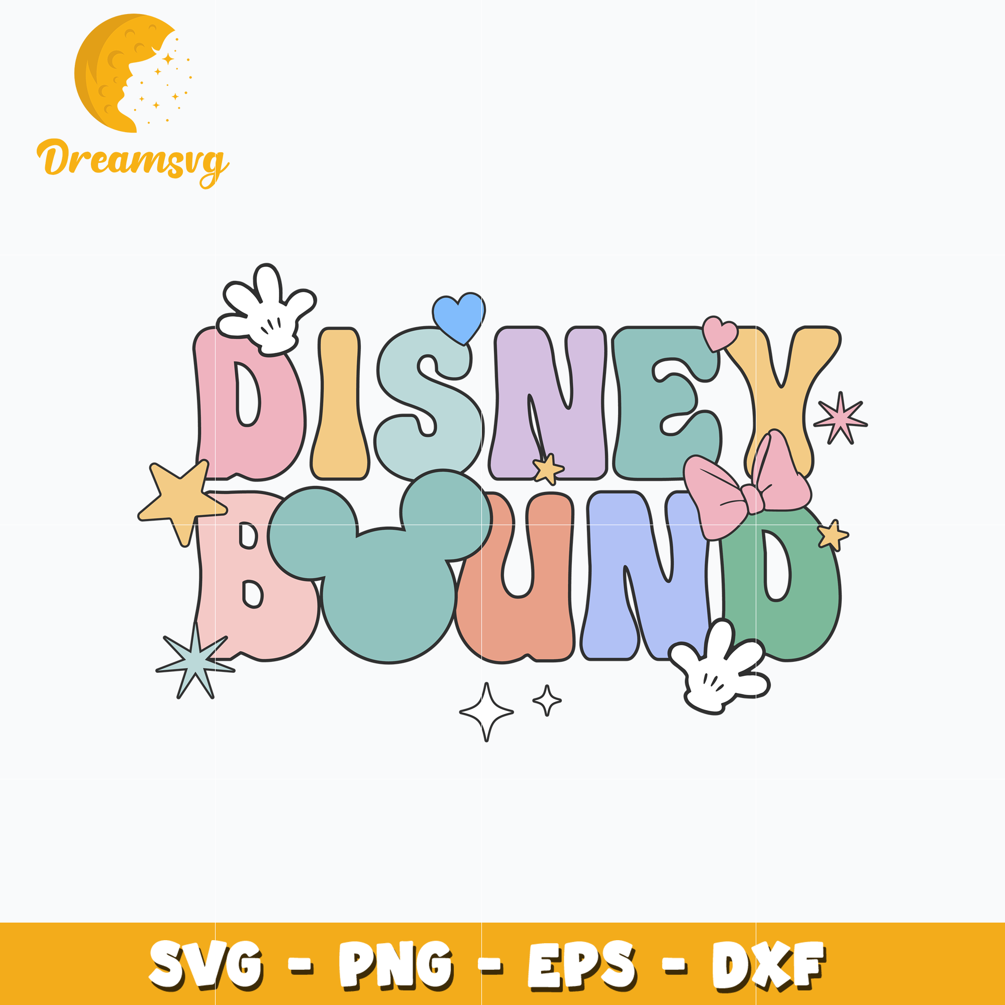 Mickey mouse disney bound svg – DreamSVG Store