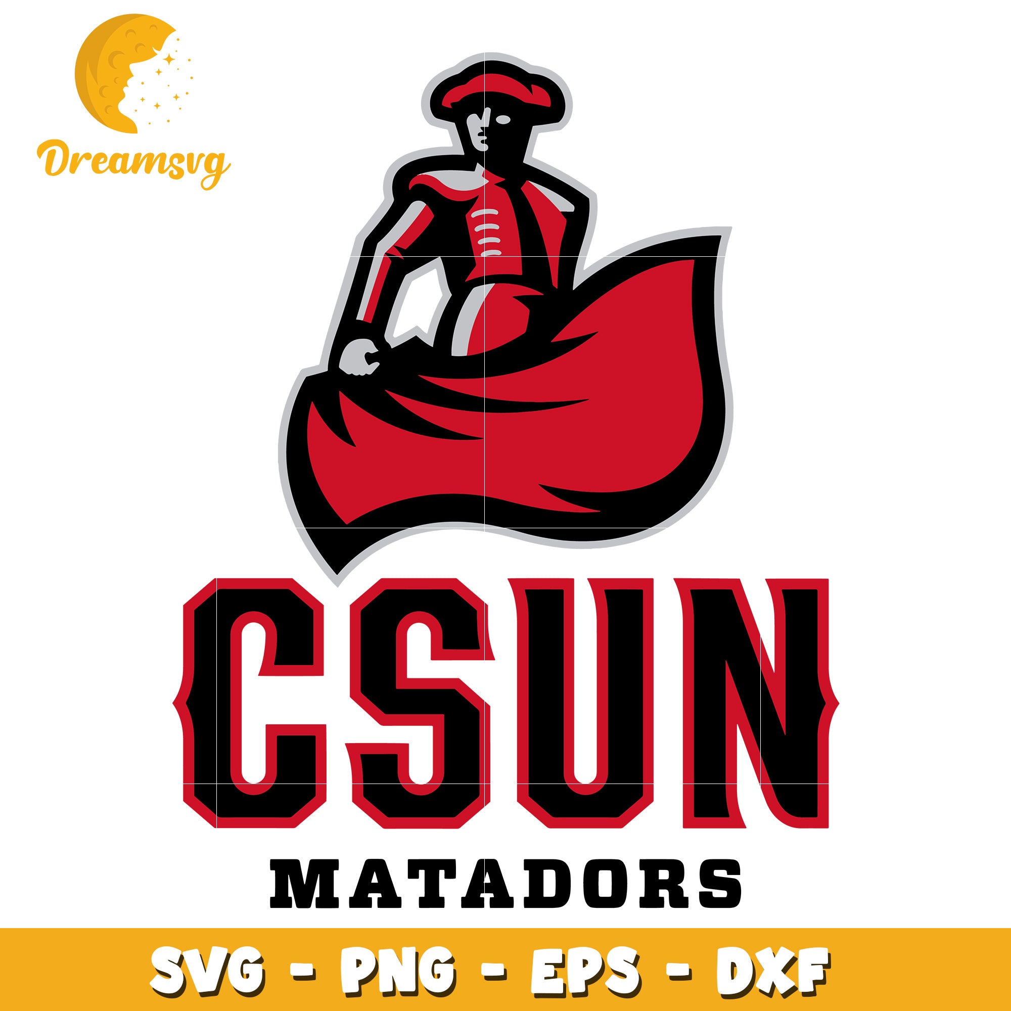 CSUN Matadors Logo SVG File Download for Creative Projects – DreamSVG Store