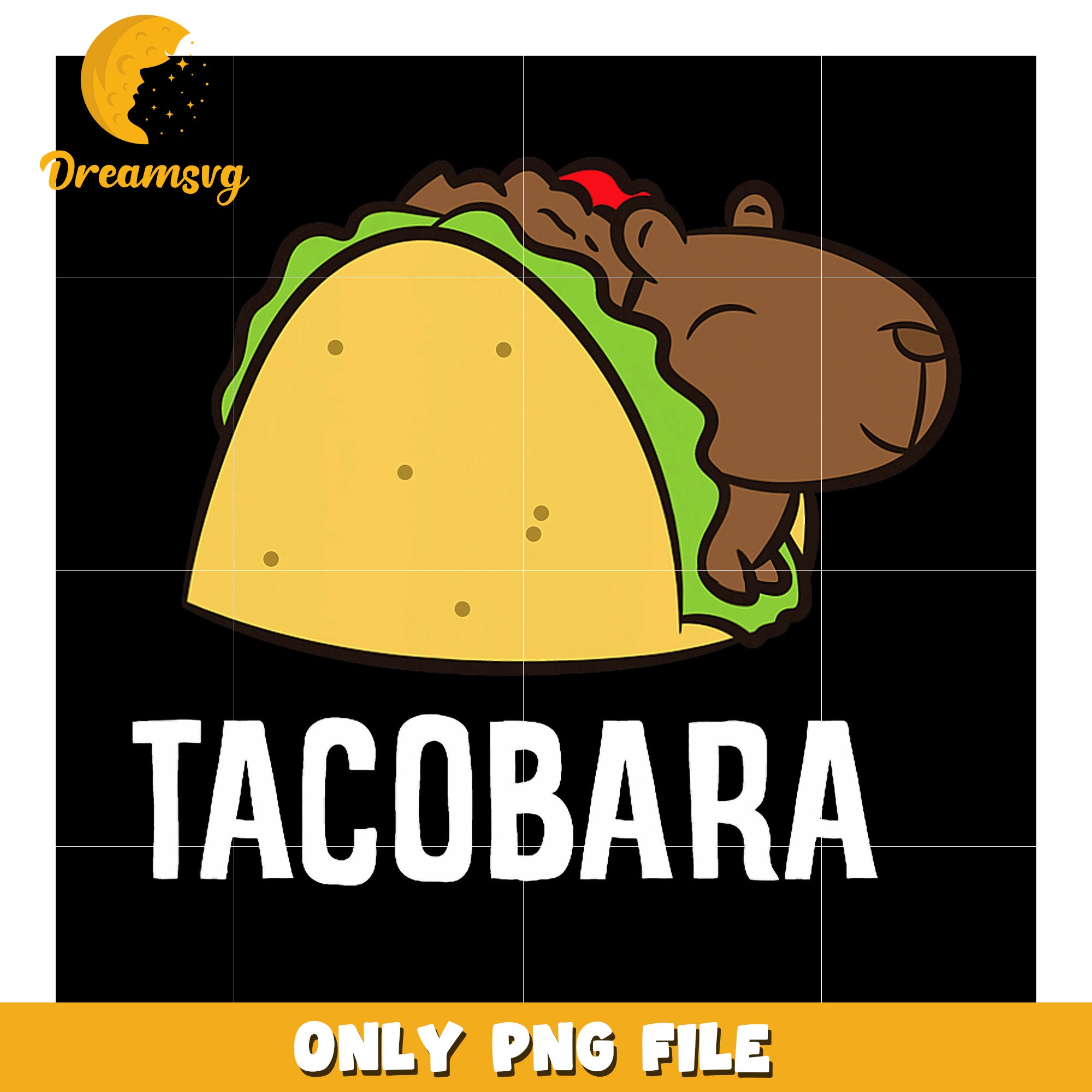 Capybara Taco PNG Design – DreamSVG Store
