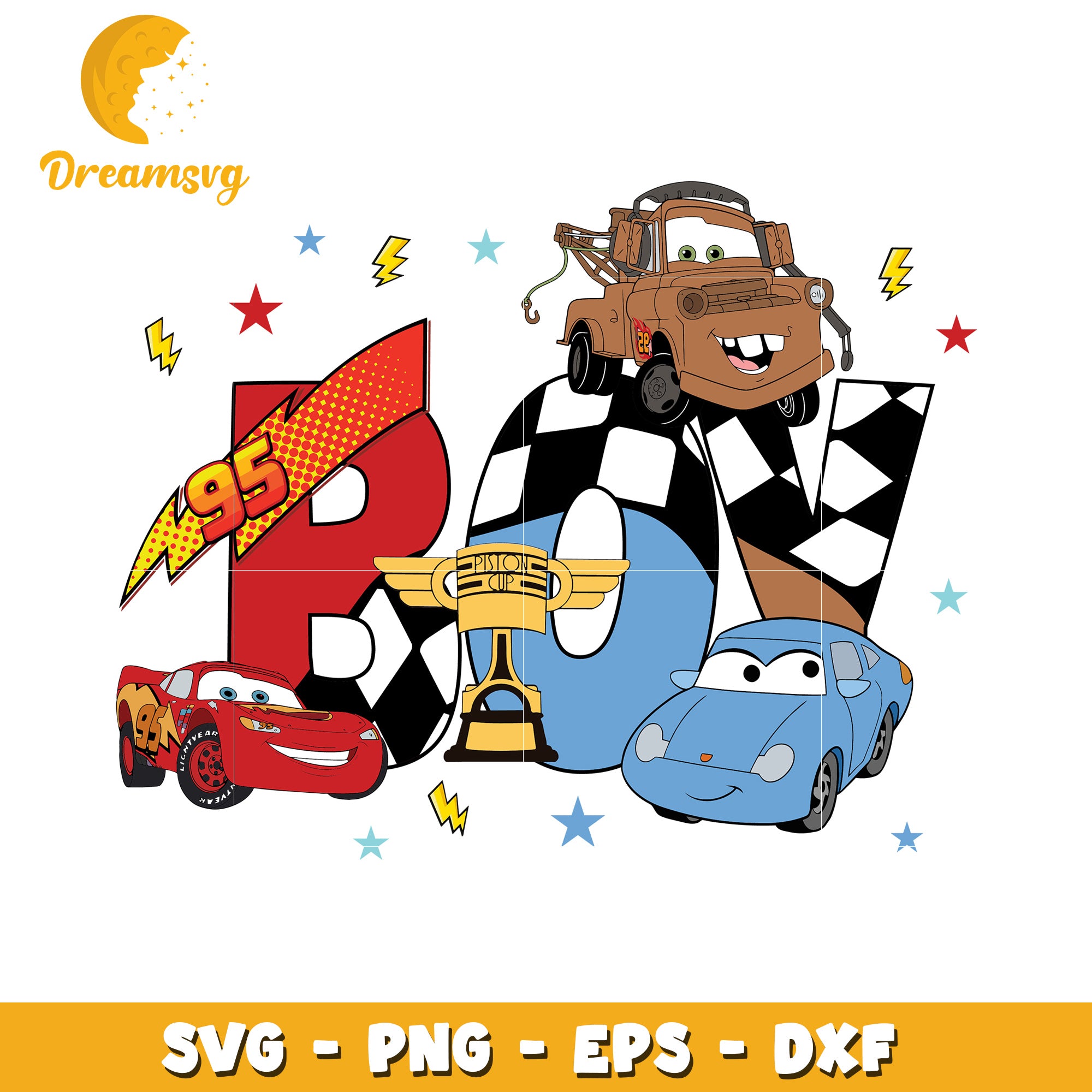 Cars Boy SVG PNG EPS DXF Cut File – DreamSVG Store