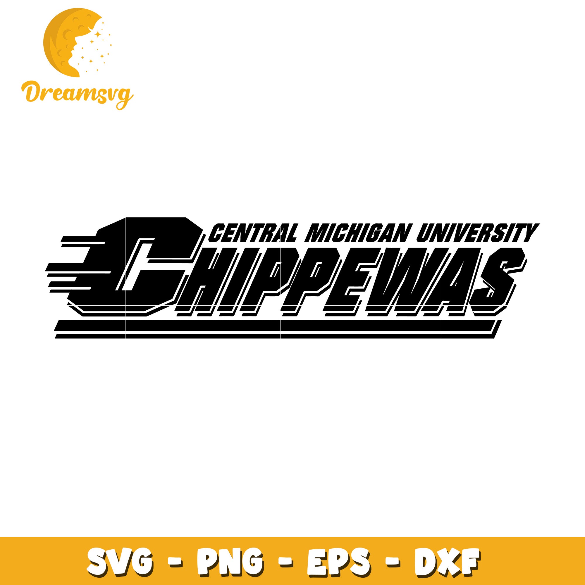 Central Michigan Chippewas SVG Cut File – DreamSVG Store