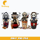 Chibi horror halloween png, Halloween png, Digital download.