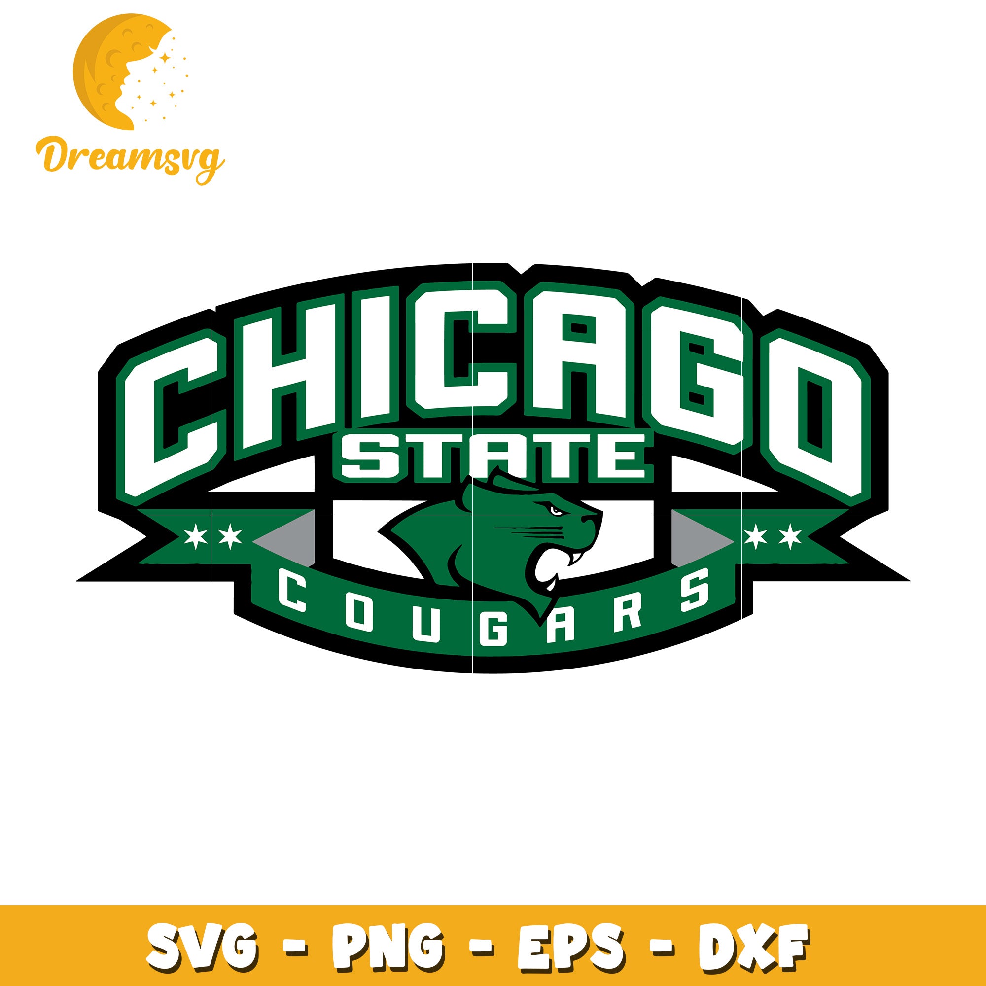 Chicago State Cougars SVG Logo Bundle for Crafts and Design – DreamSVG ...