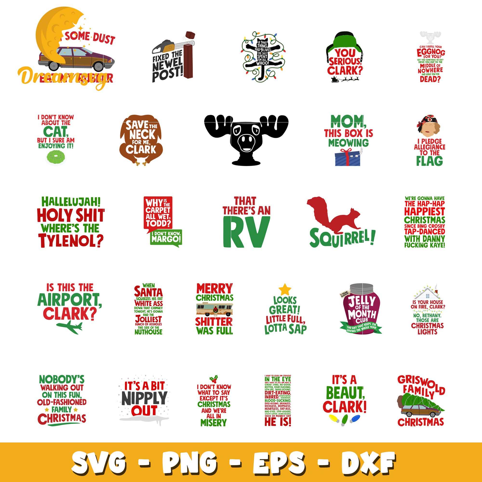You serious clark christmas bundle svg, merry christmas quotes svg ...
