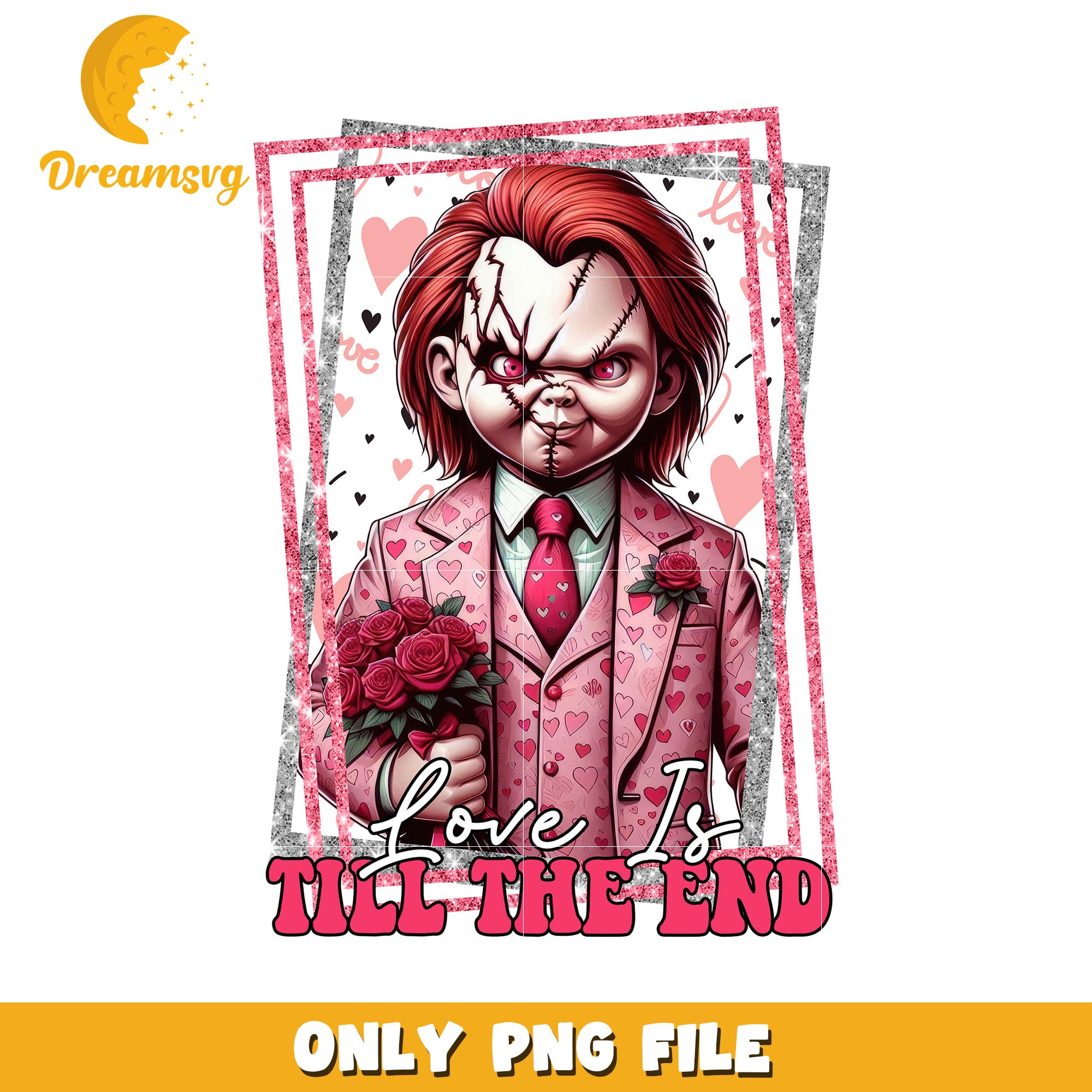 Chucky Valentines PNG Sublimation – DreamSVG Store