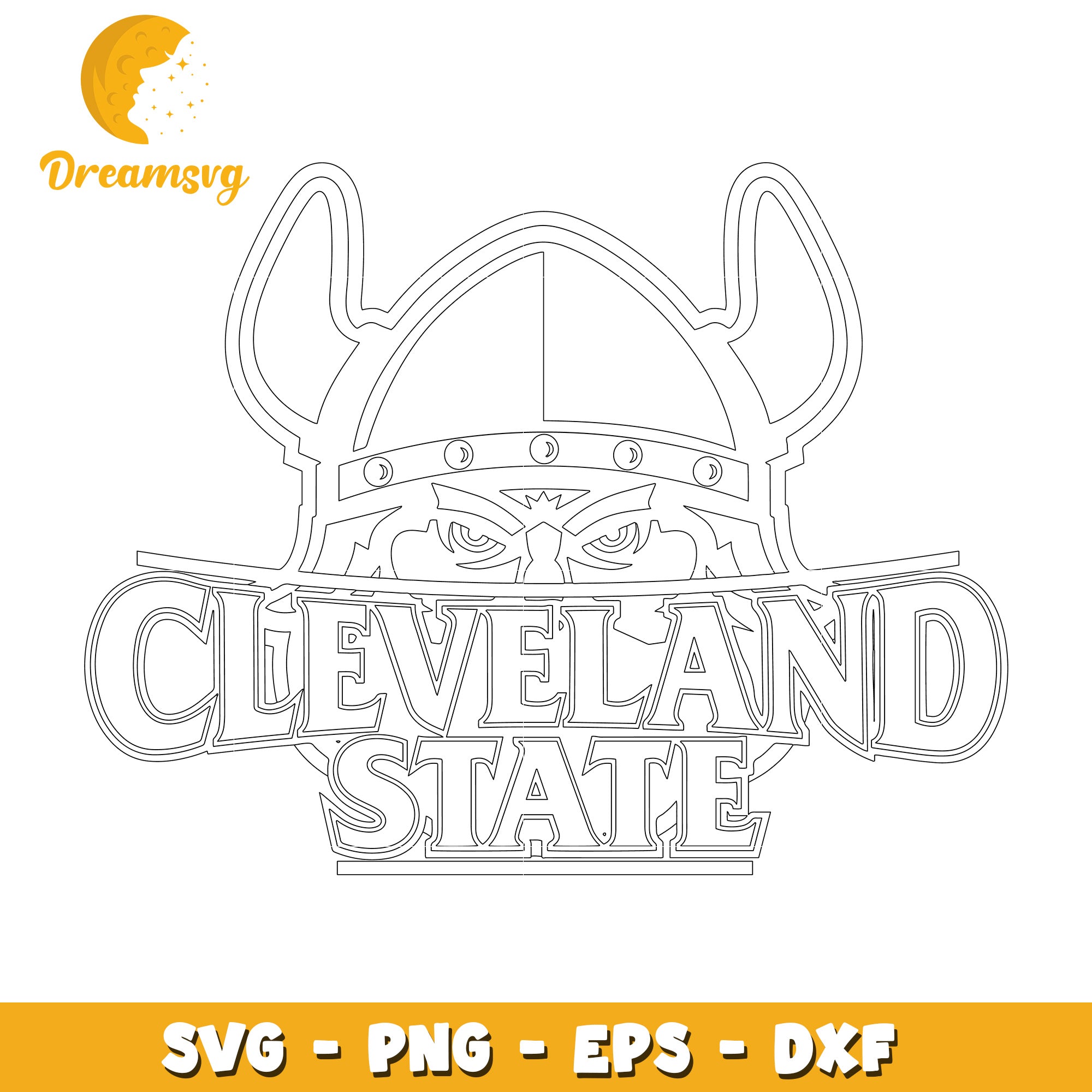 Cleveland State Vikings SVG Cut File – DreamSVG Store