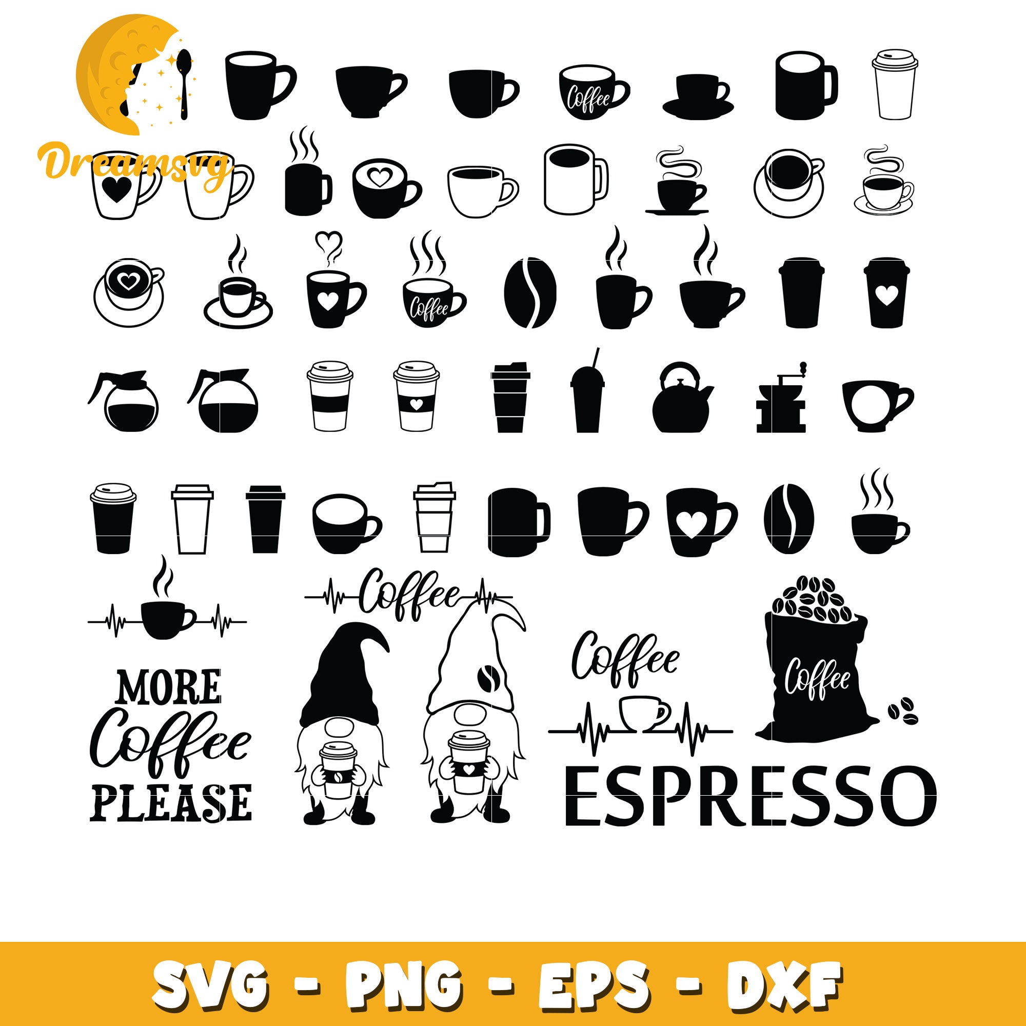More coffee please bundle svg, coffee espresso svg, love coffee svg ...