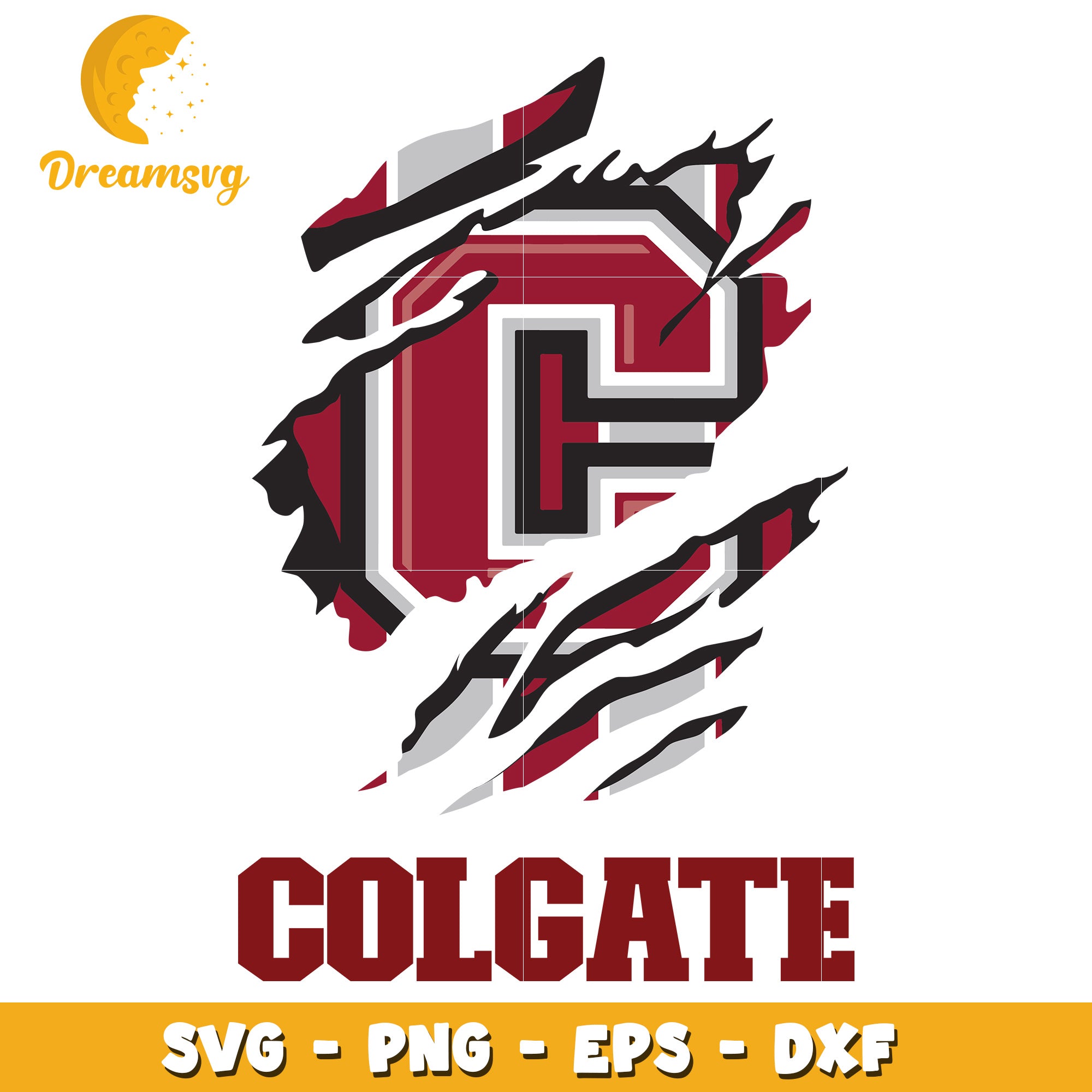 Colgate Ripped Logo SVG PNG EPS DXF – DreamSVG Store
