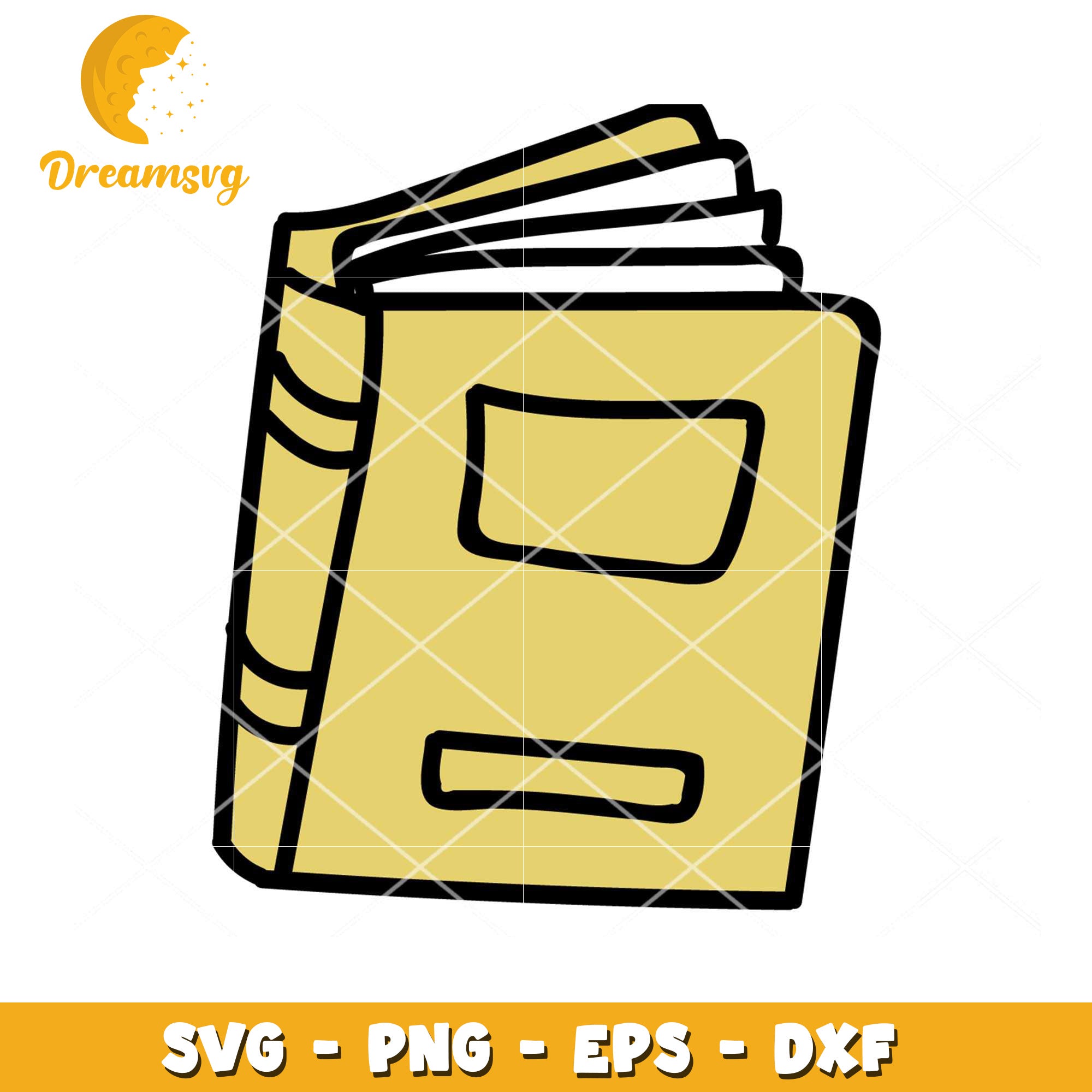 Colorful Book Clipart SVG Instant Download for Creative Projects ...