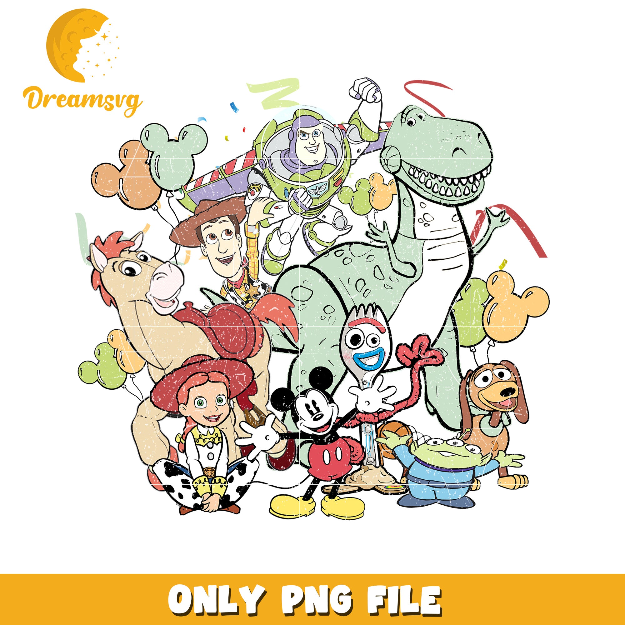 Colorful Cartoon Character PNG Collection for Kids Fun – DreamSVG Store