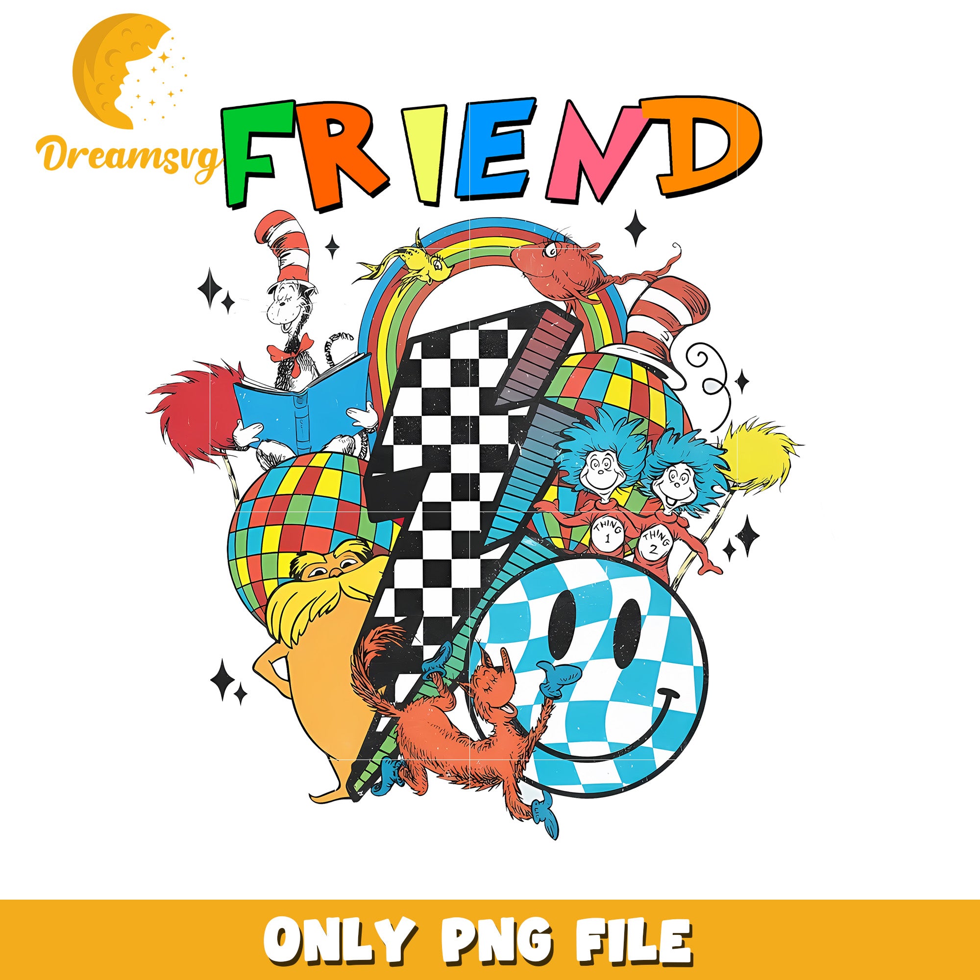 Colorful Friend Design PNG File for Fun and Creative Projects ...