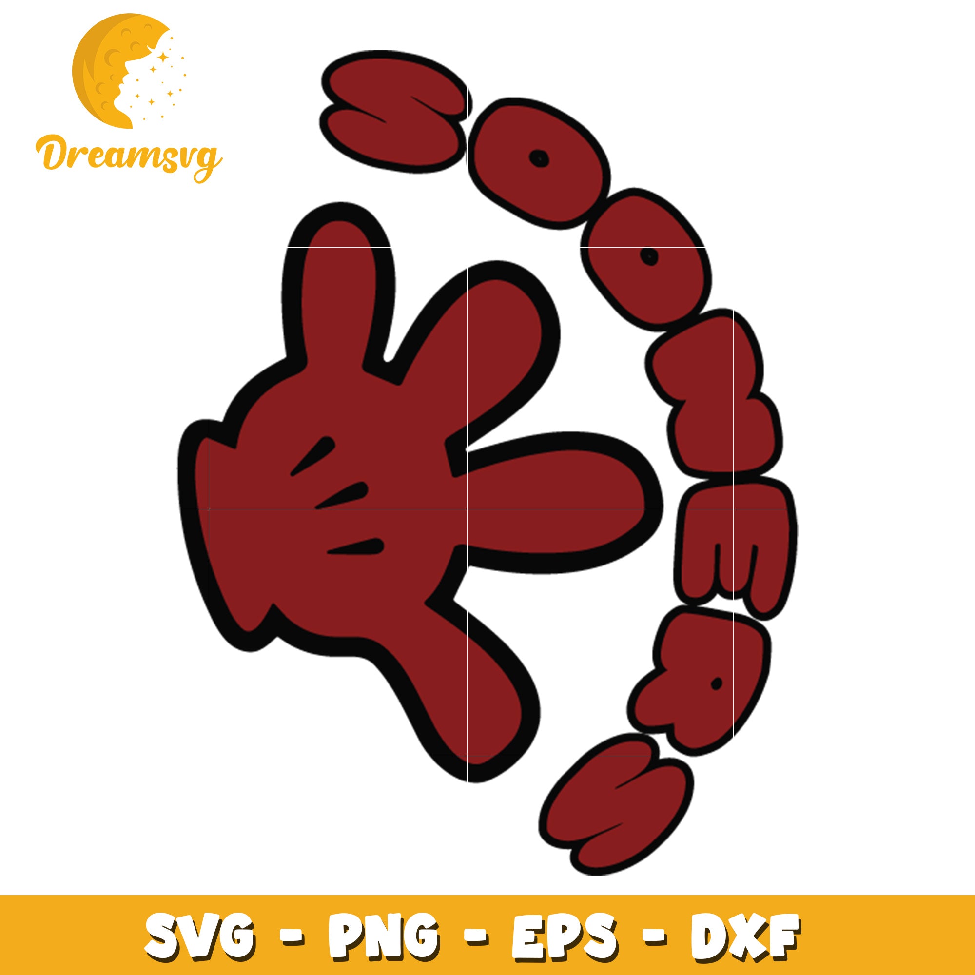 Cool Sooner Hand SVG Design for Crafting and DIY Projects – DreamSVG Store
