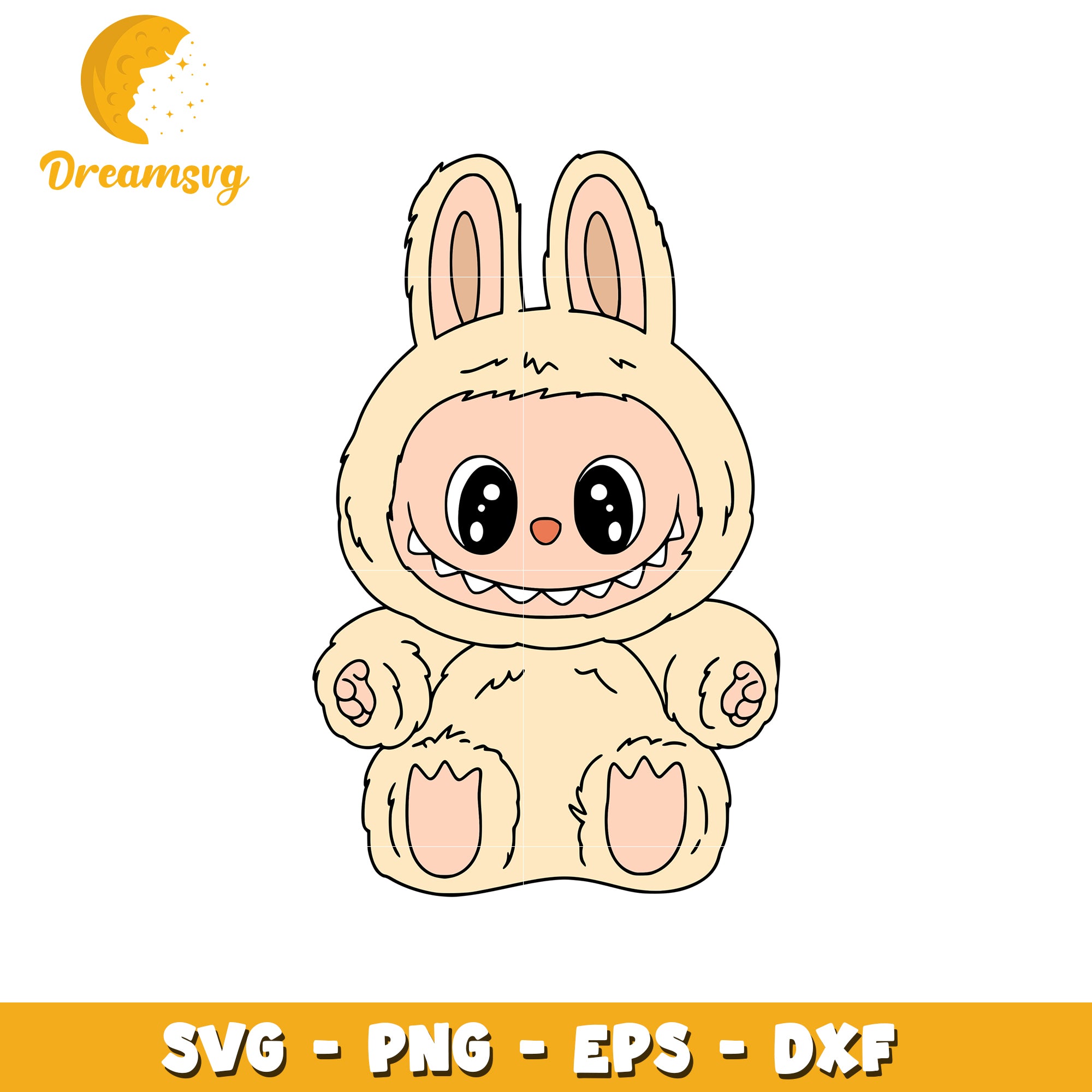 Cream characters svg, labubu keychain svg, labubu cartoon svg ...