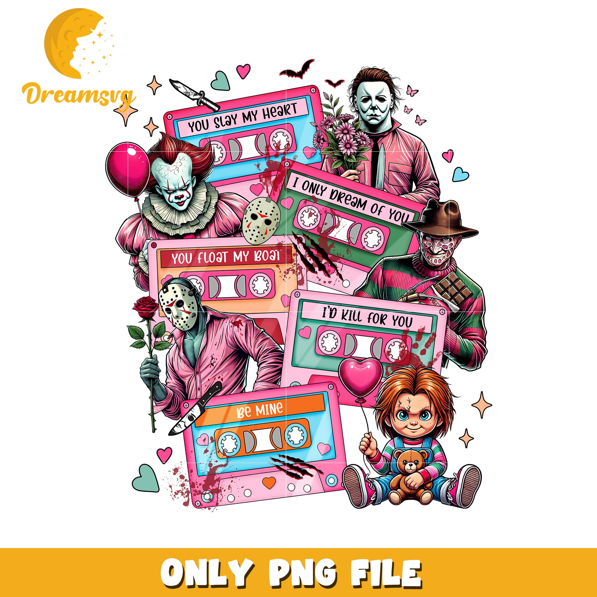 Creepy Love Note PNG Graphic for Horror Fans – DreamSVG Store