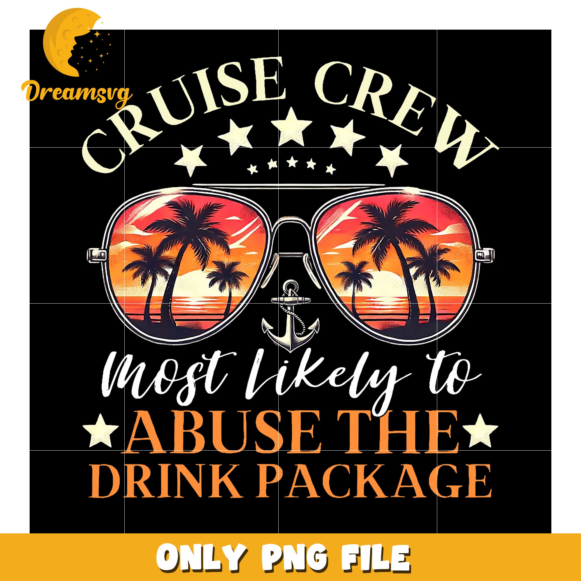 Cruise Crew Drink Package PNG – DreamSVG Store