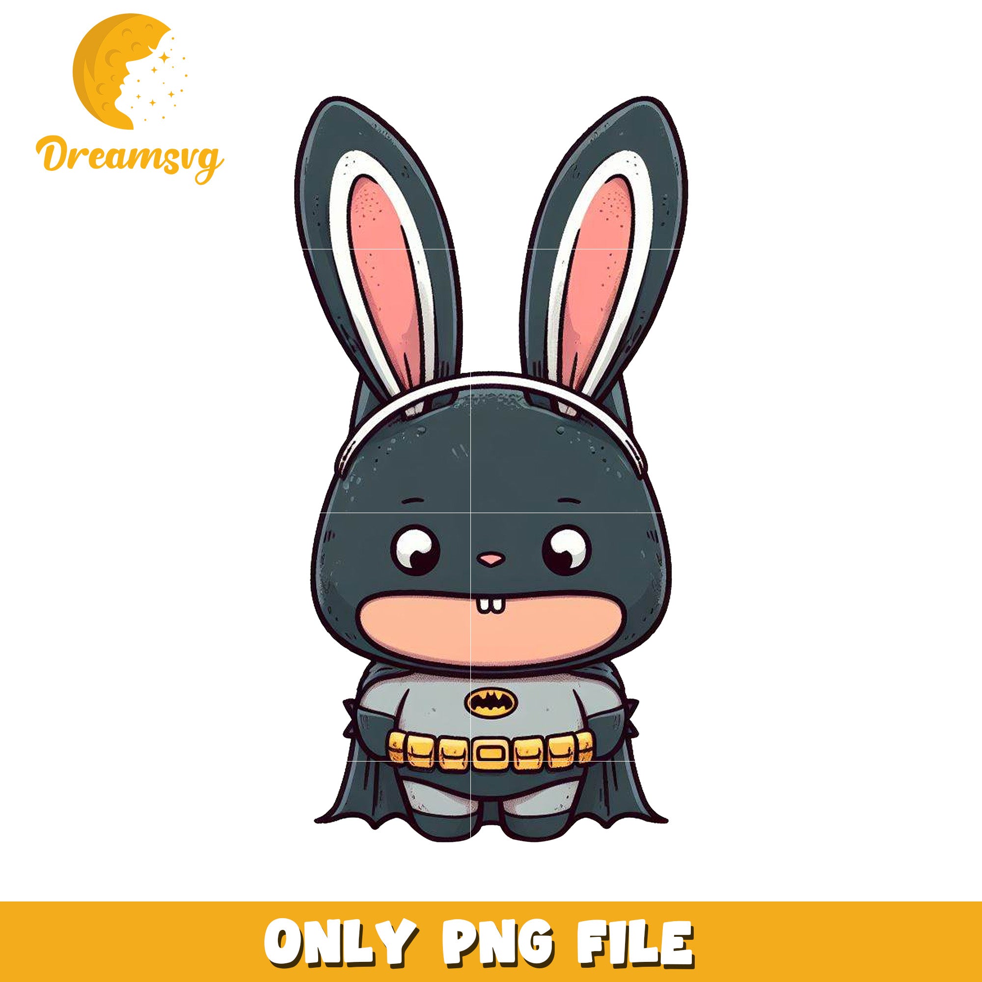 Cute Batman Bunny PNG Image – DreamSVG Store