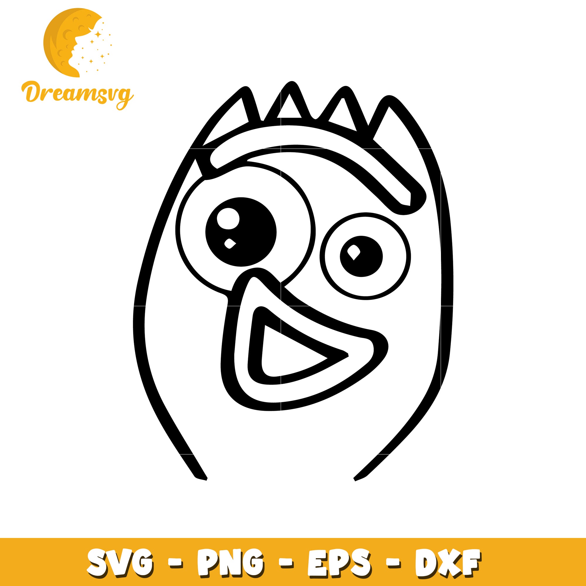 Cute Chick SVG PNG EPS DXF Files – DreamSVG Store