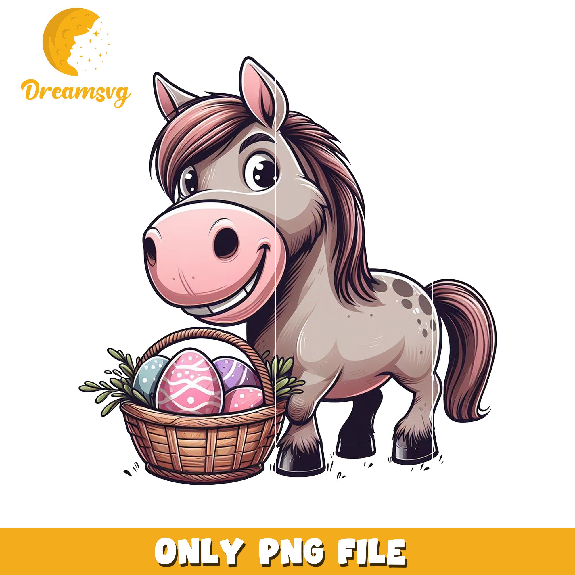 Cute Easter Pony PNG Image – DreamSVG Store