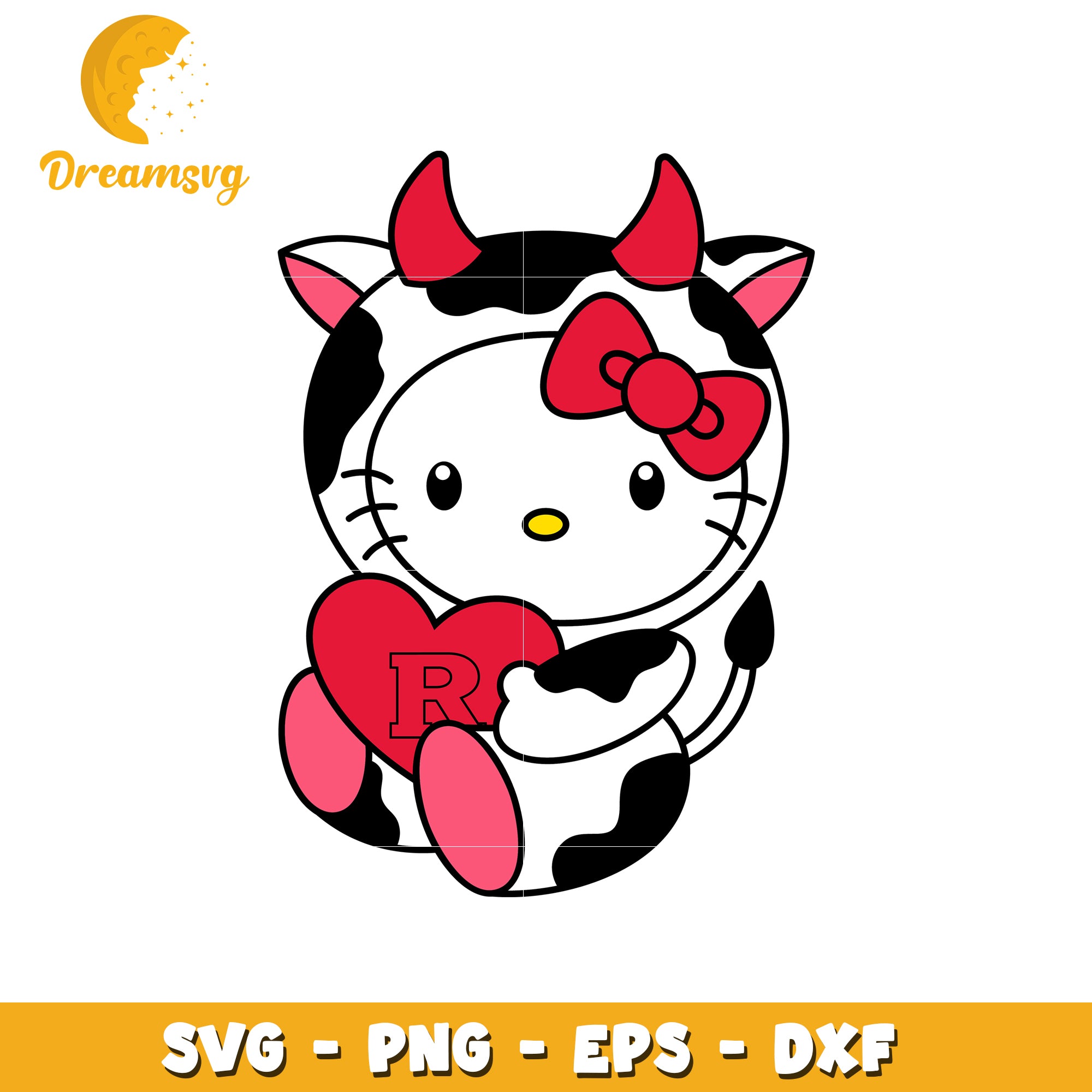 Cute Hello Kitty Devil SVG Design for Decor Art – DreamSVG Store