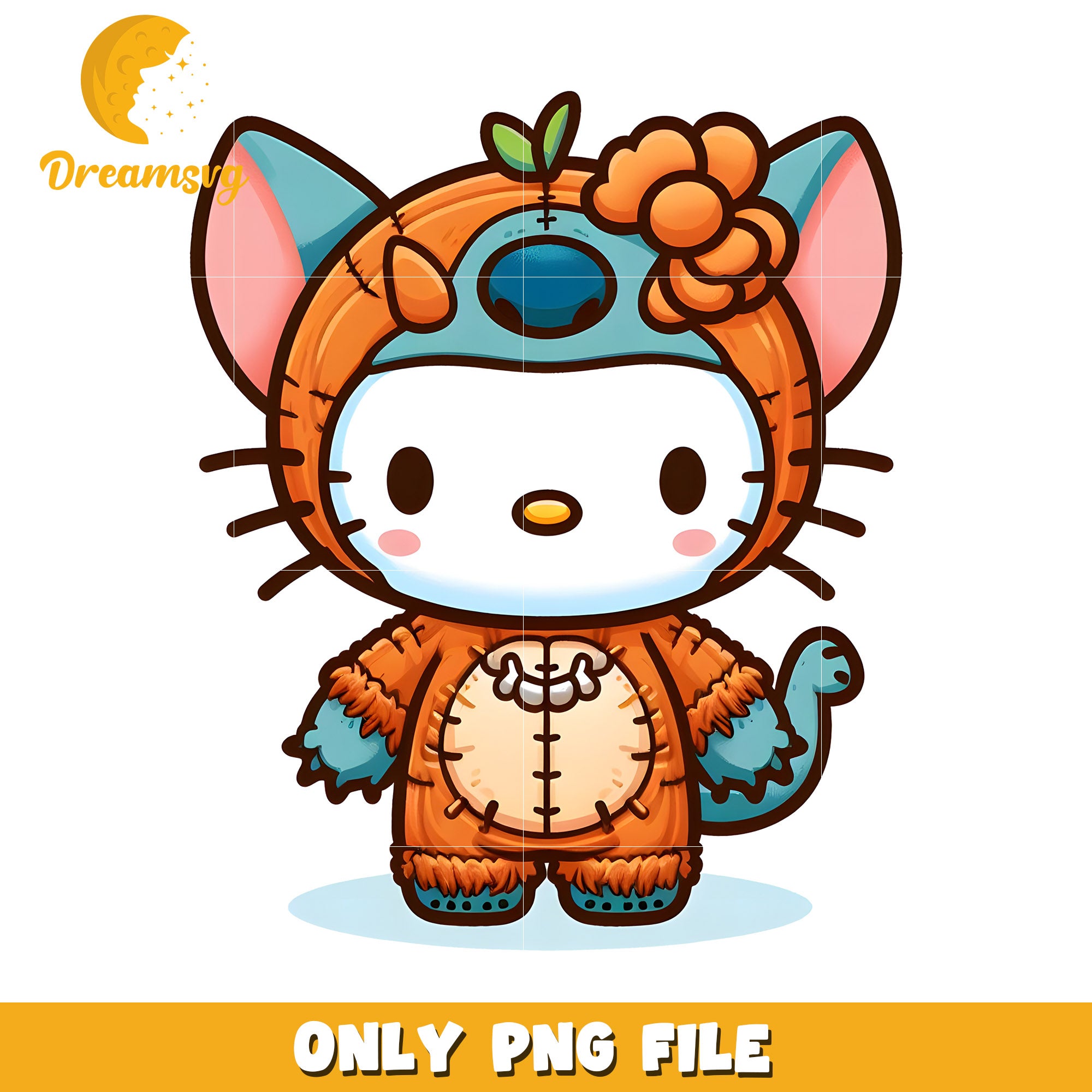 Cute Hello Kitty Monster PNG Costume – DreamSVG Store