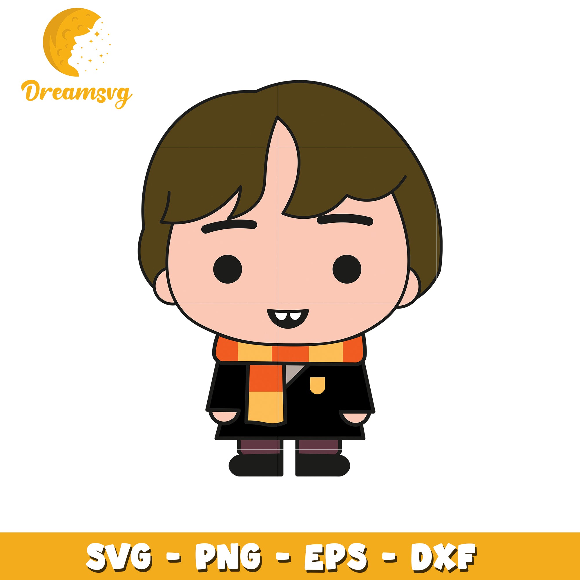 Cute Ron Weasley SVG PNG EPS DXF – DreamSVG Store