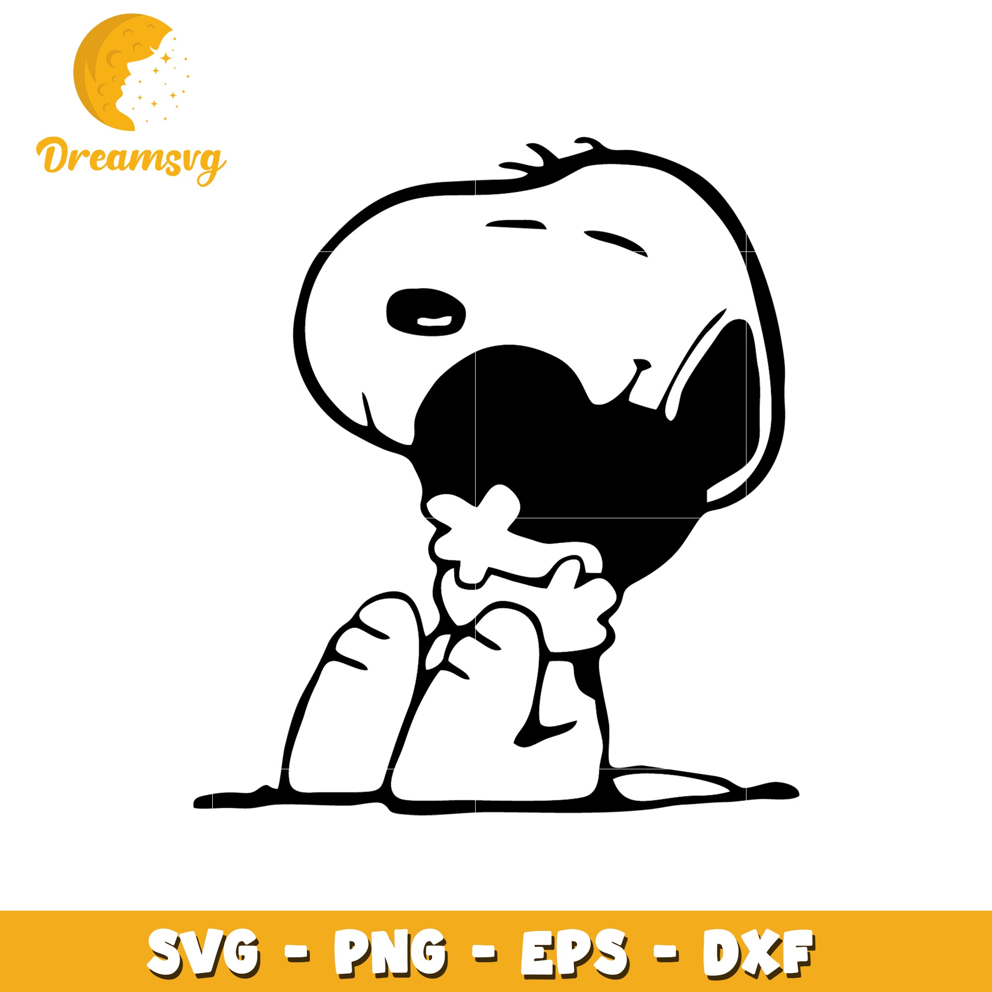 Cute Snoopy SVG Clipart for Crafting and Design – DreamSVG Store