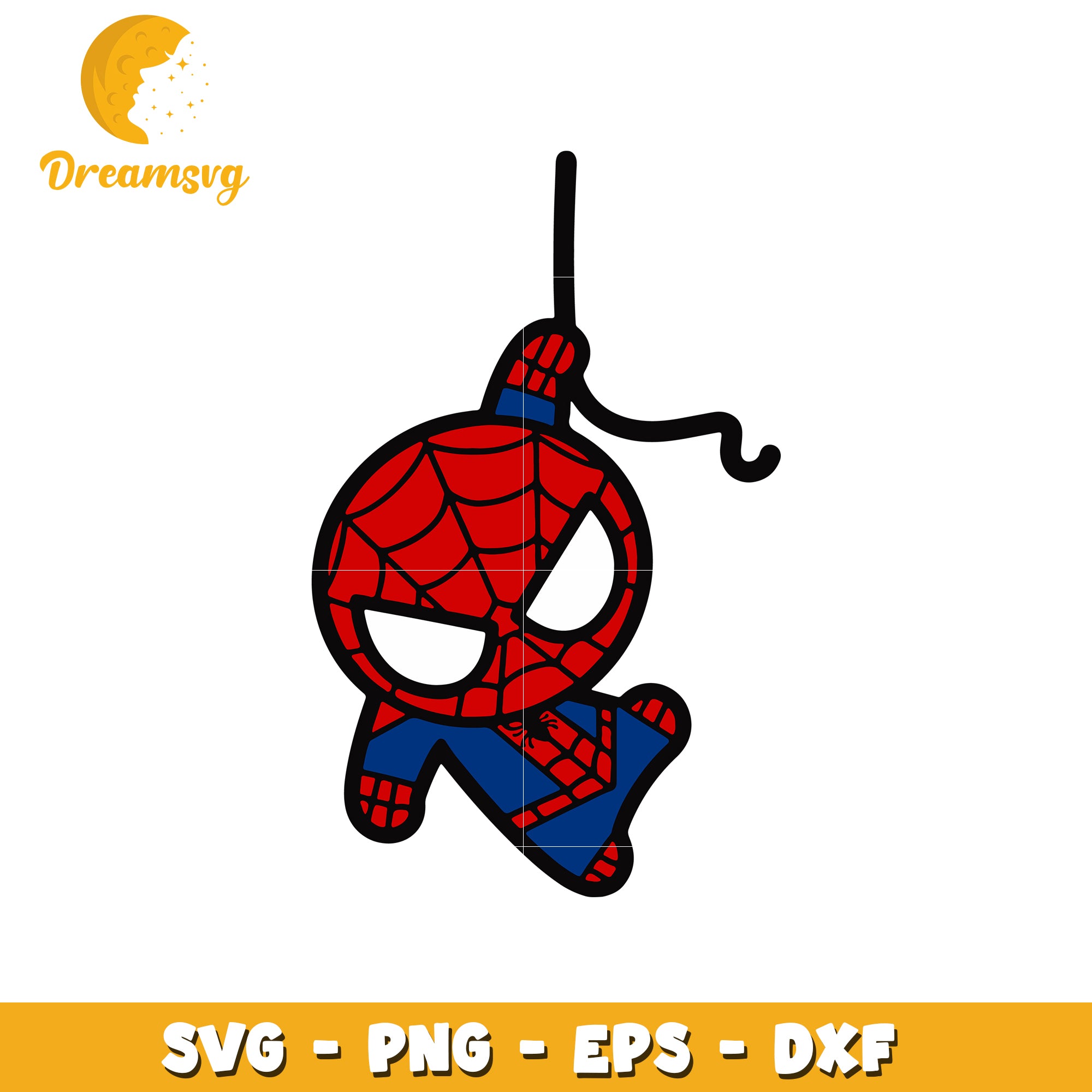 Cute Spider-Man SVG Design for Kids DIY Projects – DreamSVG Store