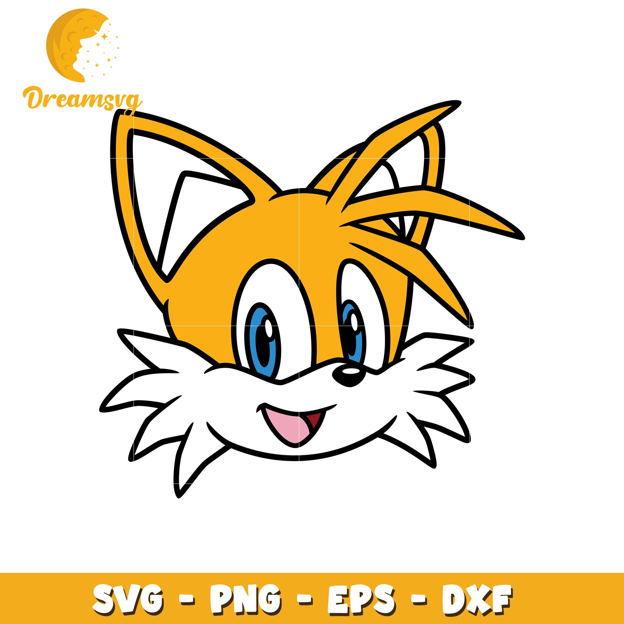 Cute Tails Character SVG for Crafting and Design Projects – DreamSVG Store
