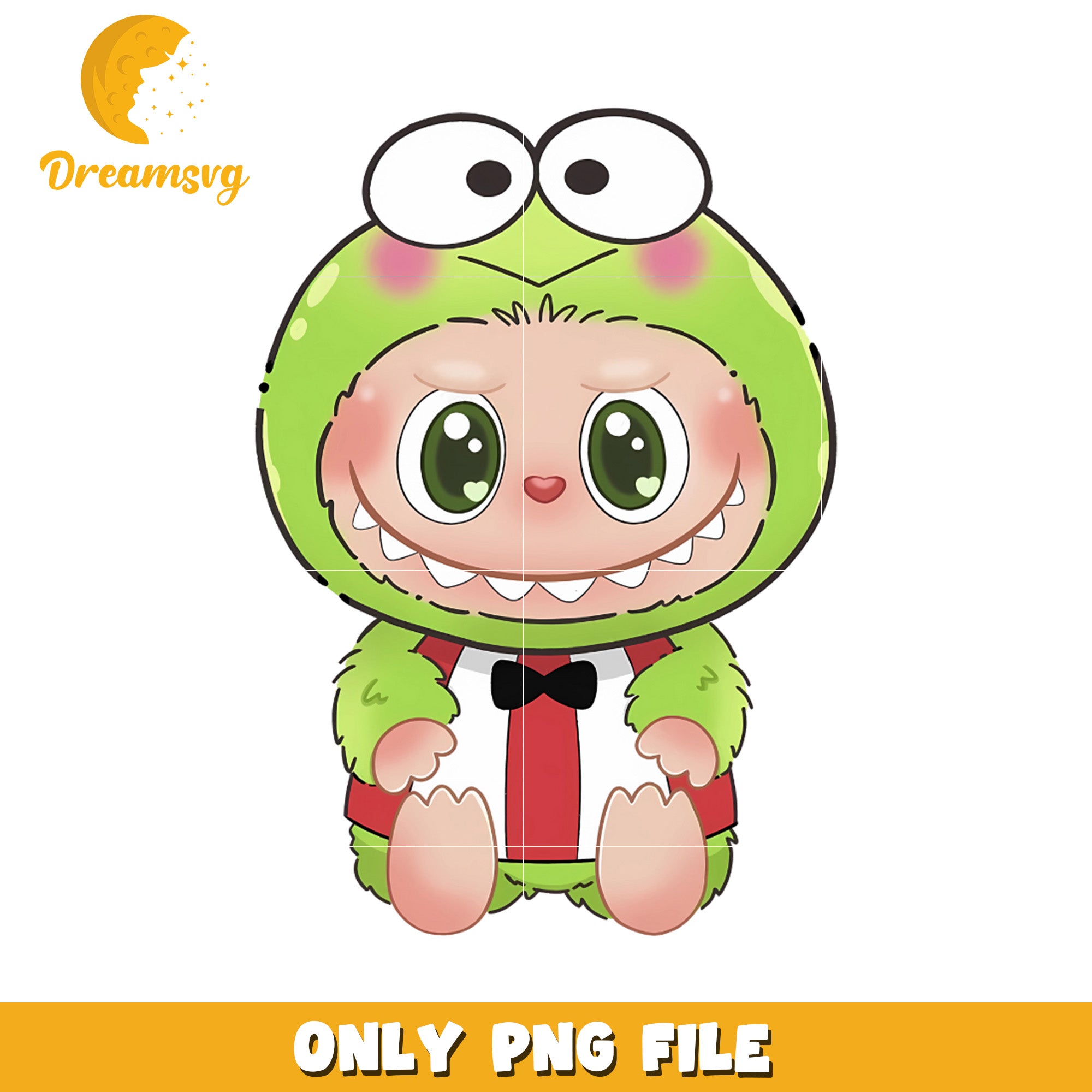 Cute labubu funny frog design png, labubu toys png, labubu characters ...